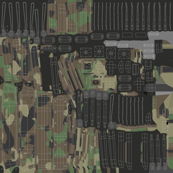 Robot Dog Military Low Poly Rigged 3D 모델 - TurboSquid 2018217