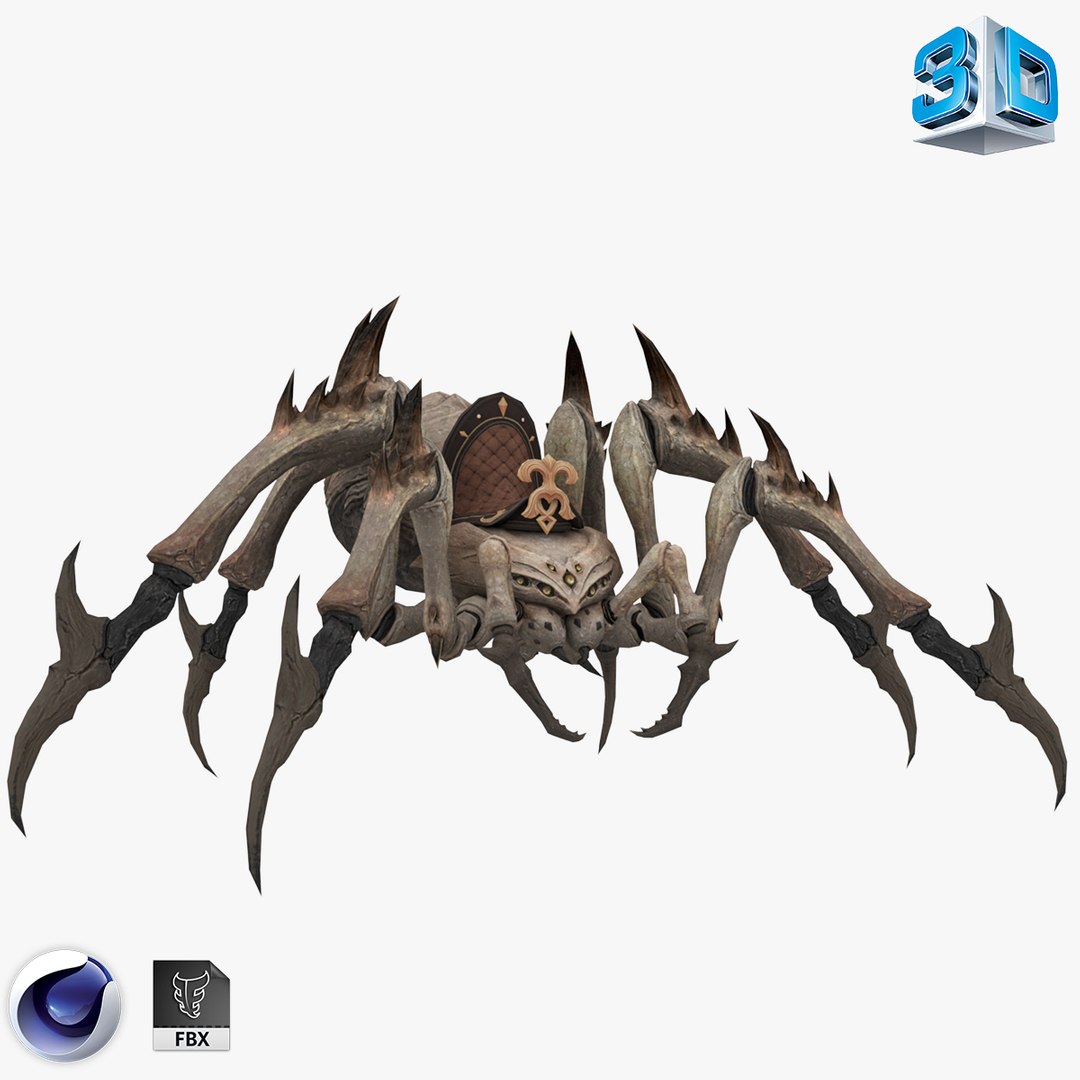 3D Mount Spider Rigged Low-poly 3D Model - TurboSquid 2159894