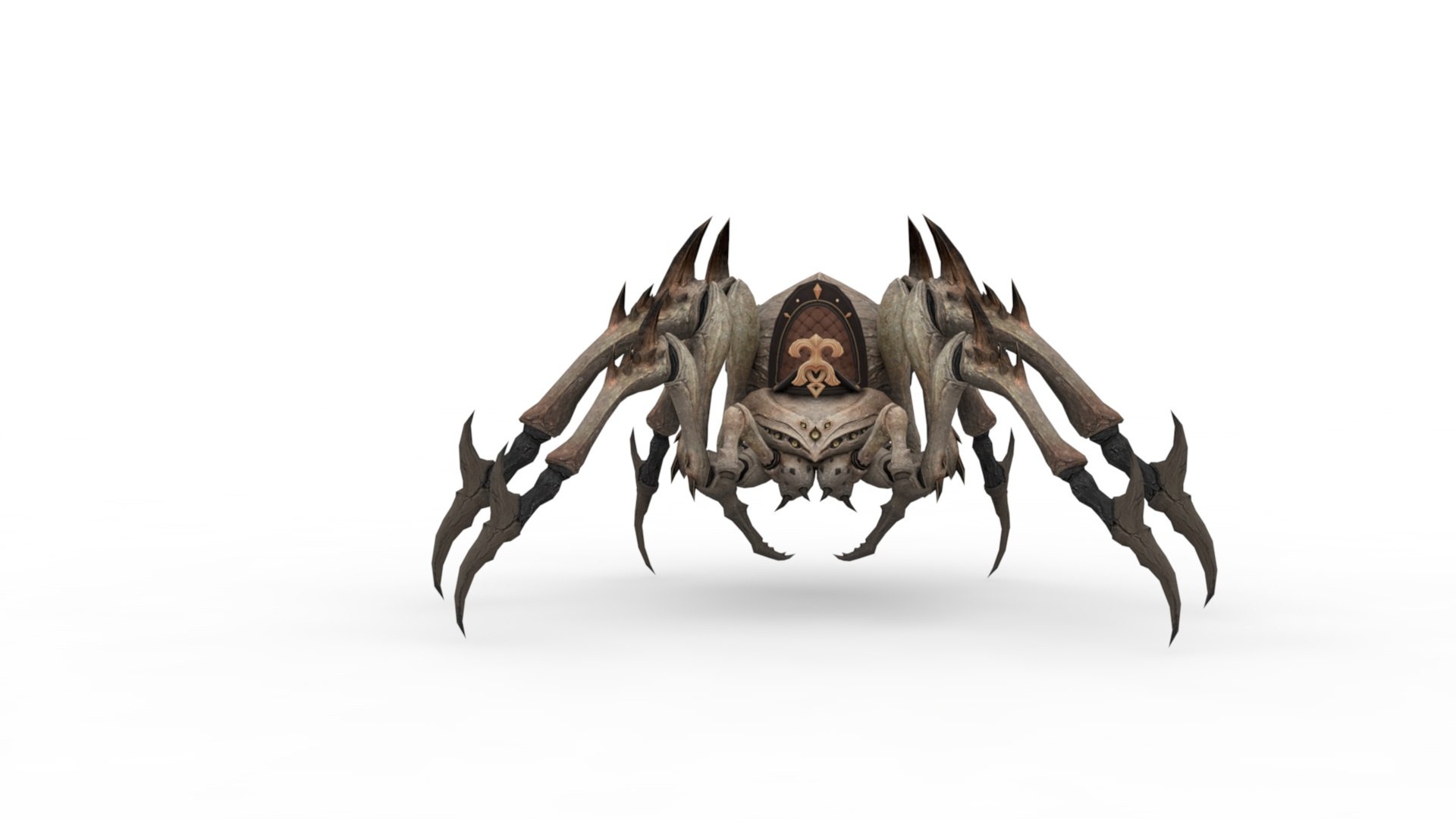 3D Mount Spider Rigged Low-poly 3D Model - TurboSquid 2159894