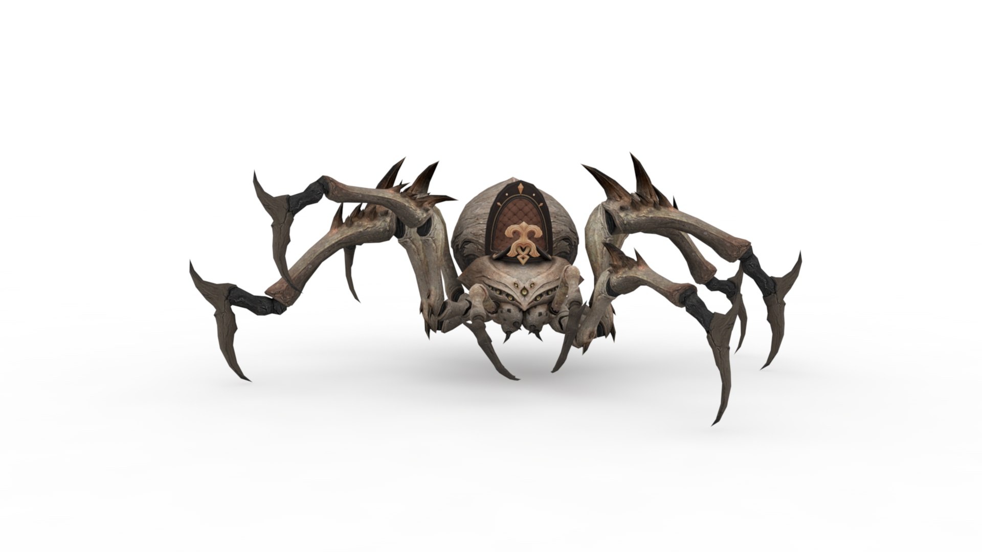 3D Mount Spider Rigged Low-poly 3D Model - TurboSquid 2159894