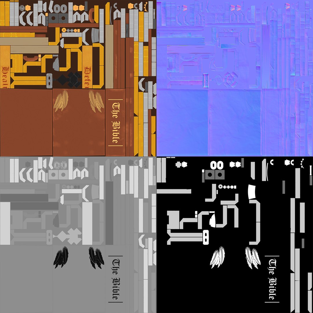 Stylized Spell Book 3D Model - TurboSquid 1685717