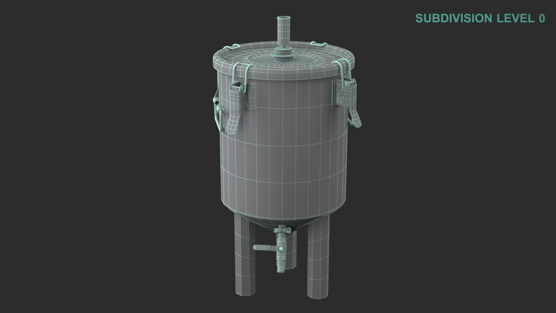 Fermentation Tank 3D Model - TurboSquid 1998641