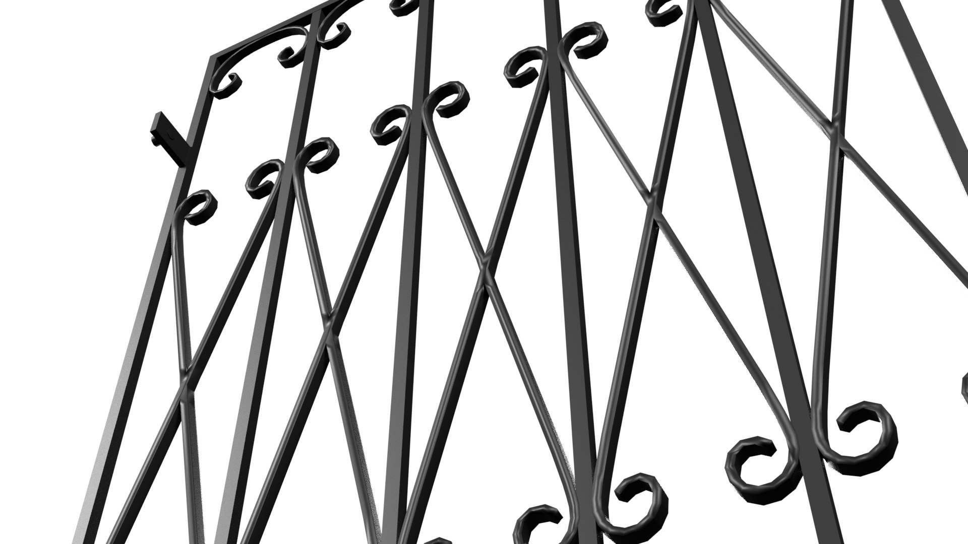 Window Railing Model - TurboSquid 1637161