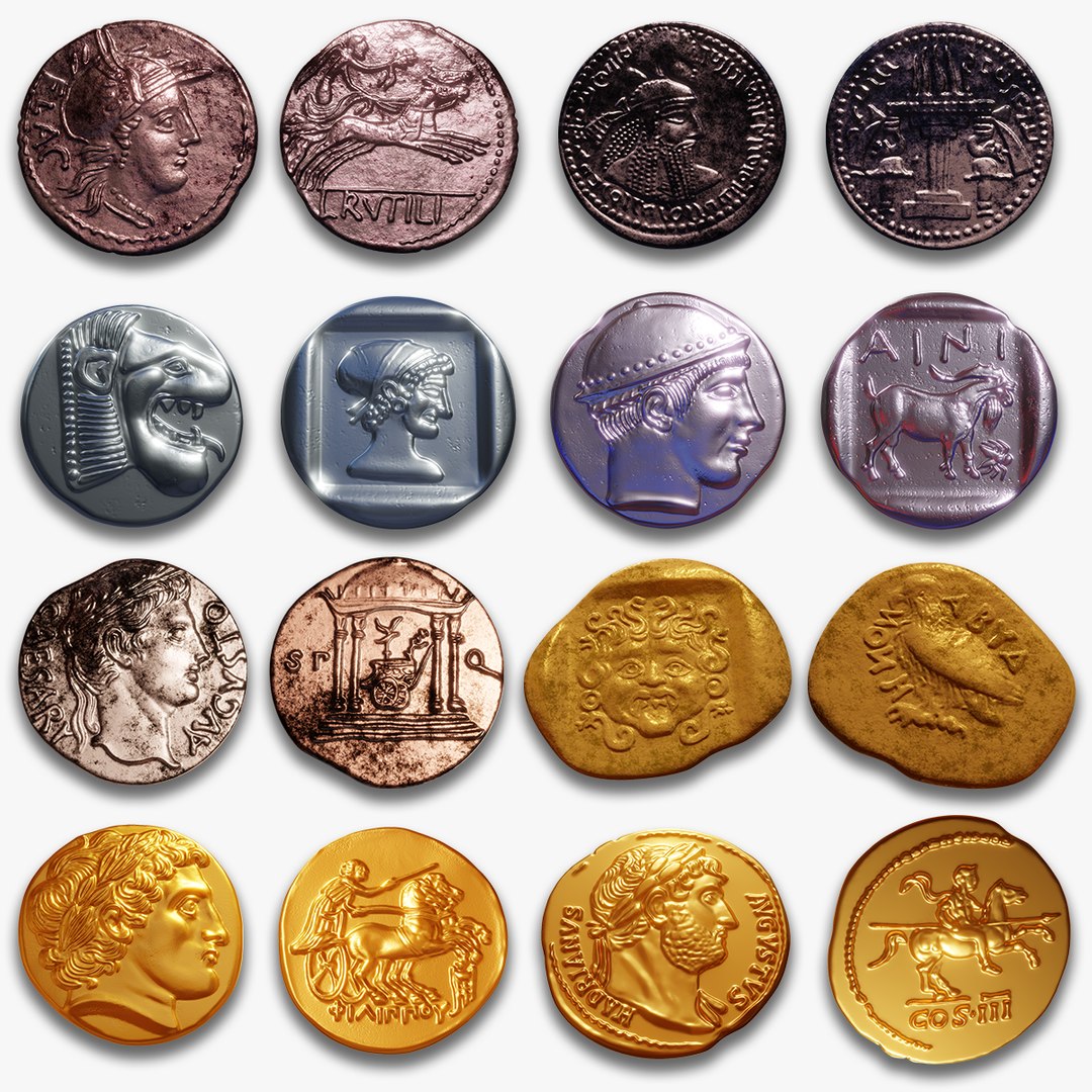 3d Printable Coin Collection 3D Model - TurboSquid 2006871