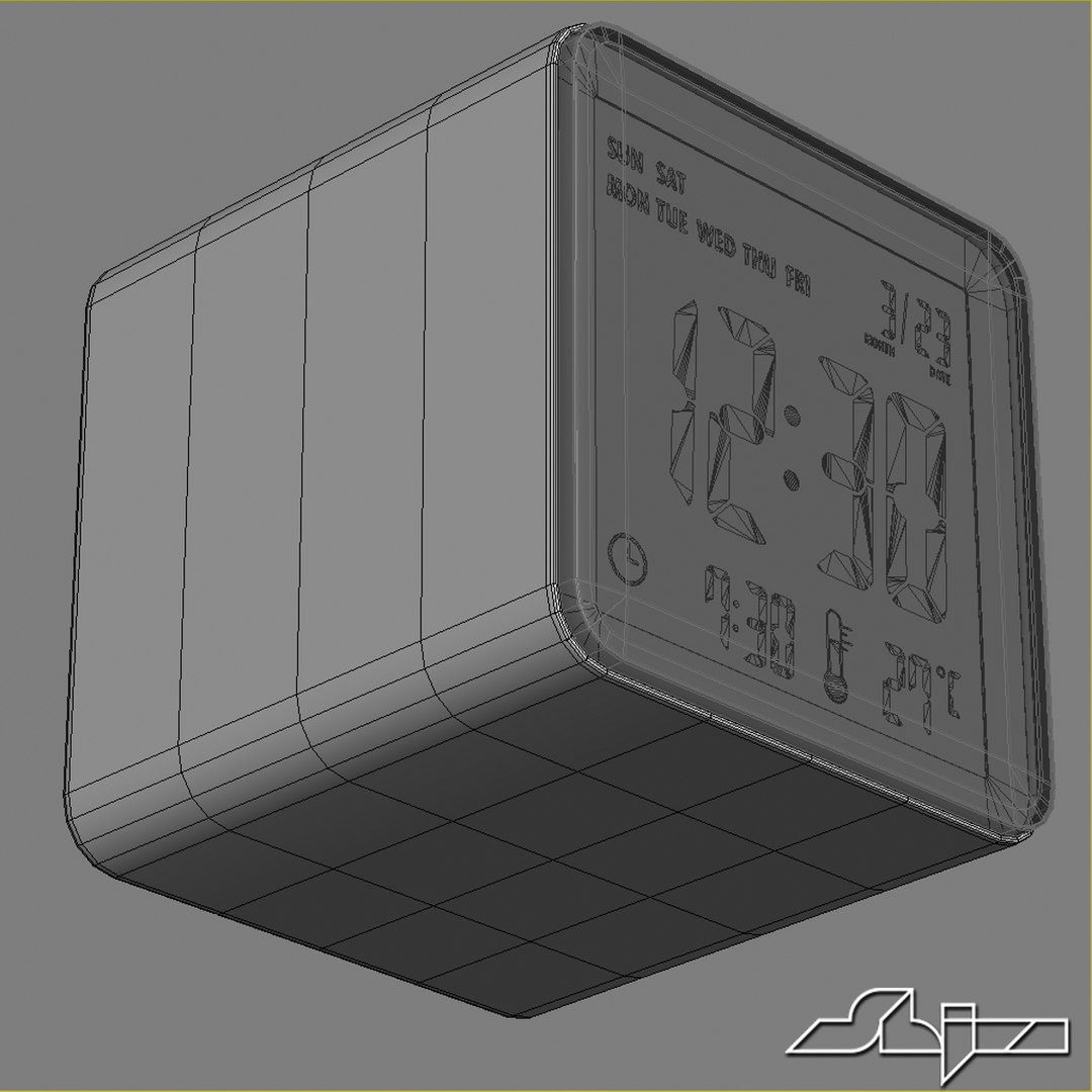 3d Alarm Clock Model