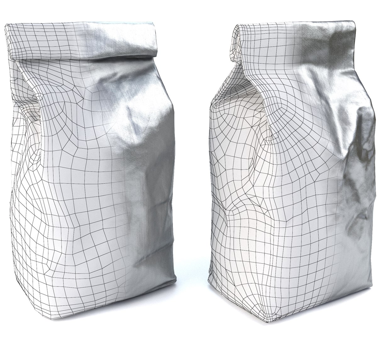 Foil Food Packaging Pbr 3D Model - TurboSquid 1293361