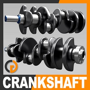 3D Crankshaft Models - Browse & Download Formats - TurboSquid