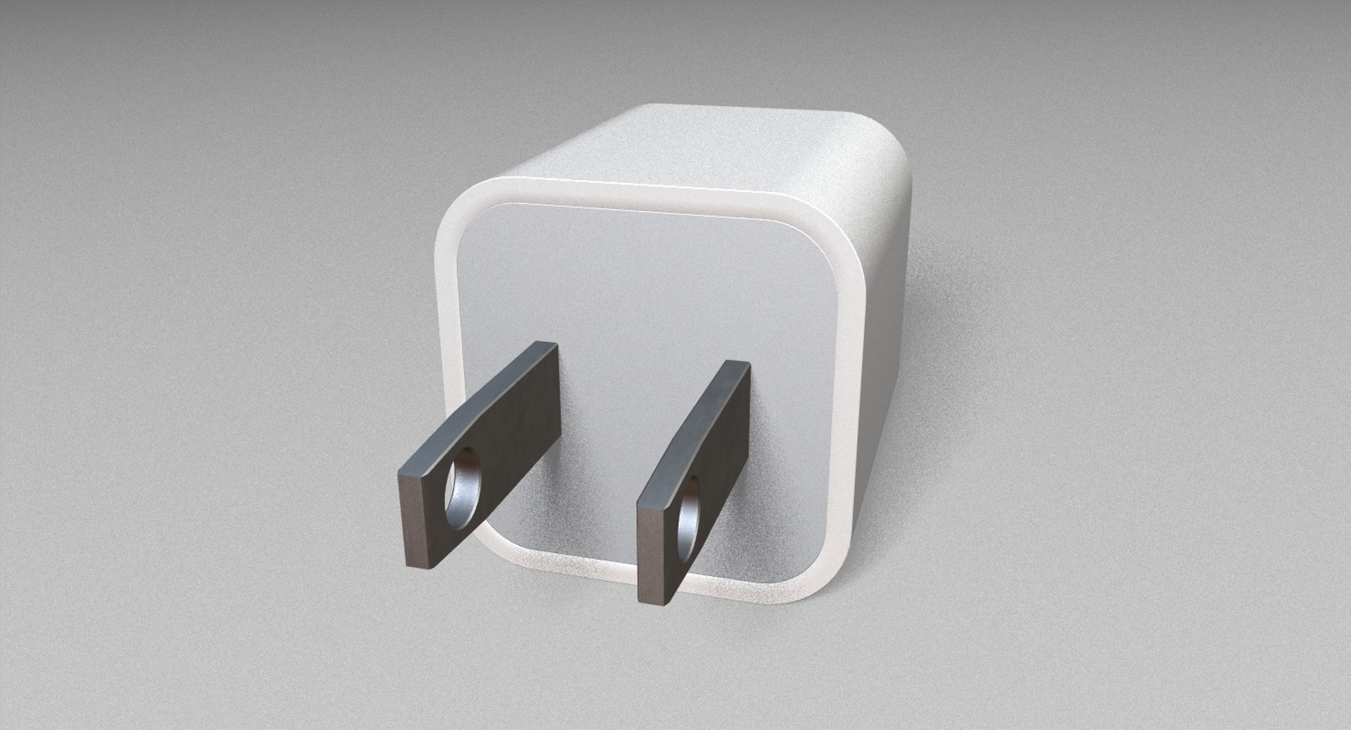 3d model ac power adapter