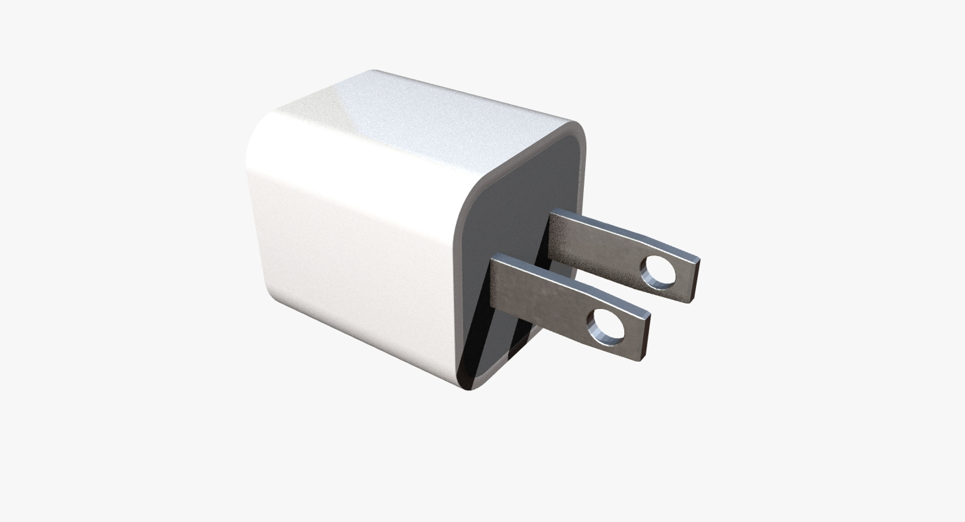 3d model ac power adapter