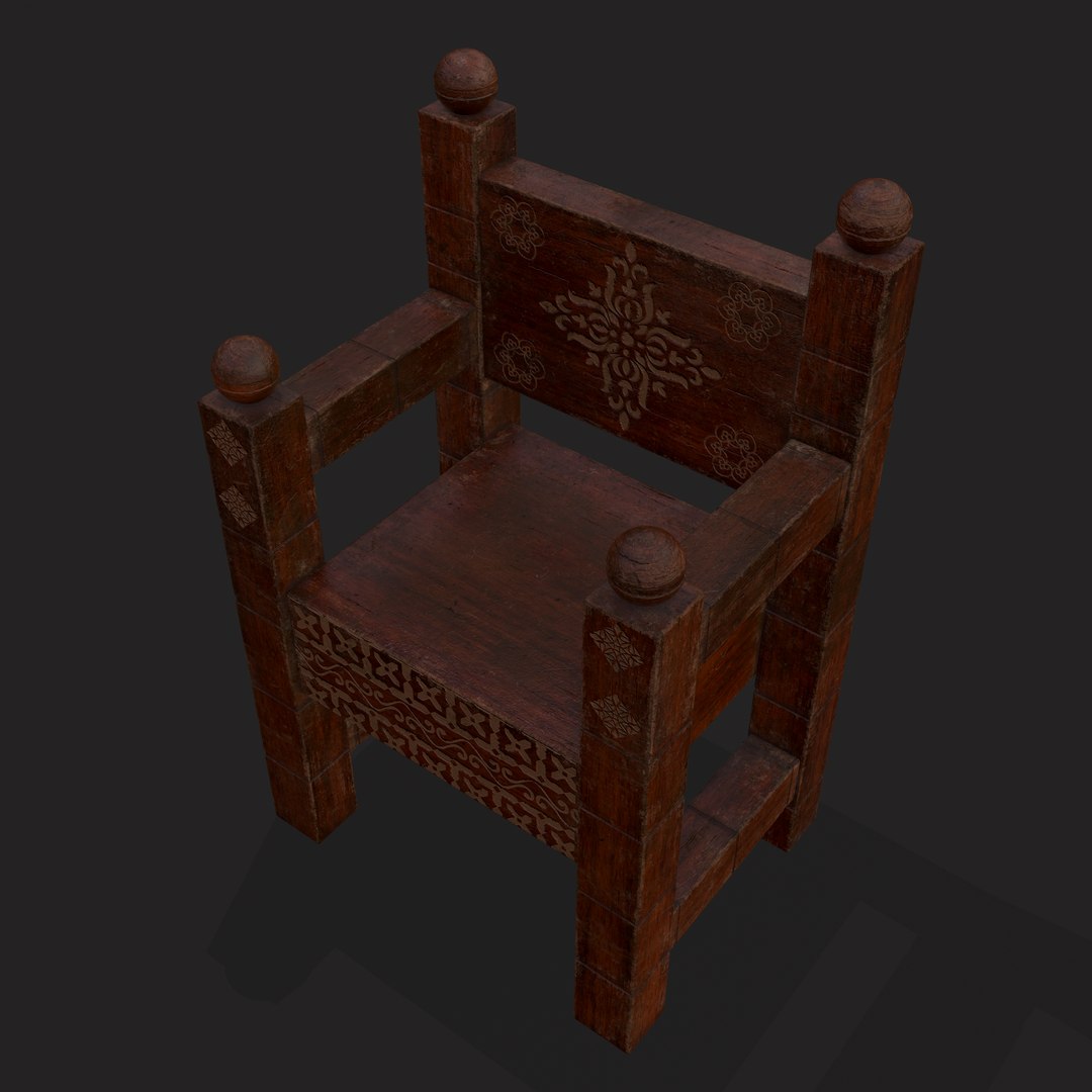 High End Small Elegant Chair 3D model - TurboSquid 1875271