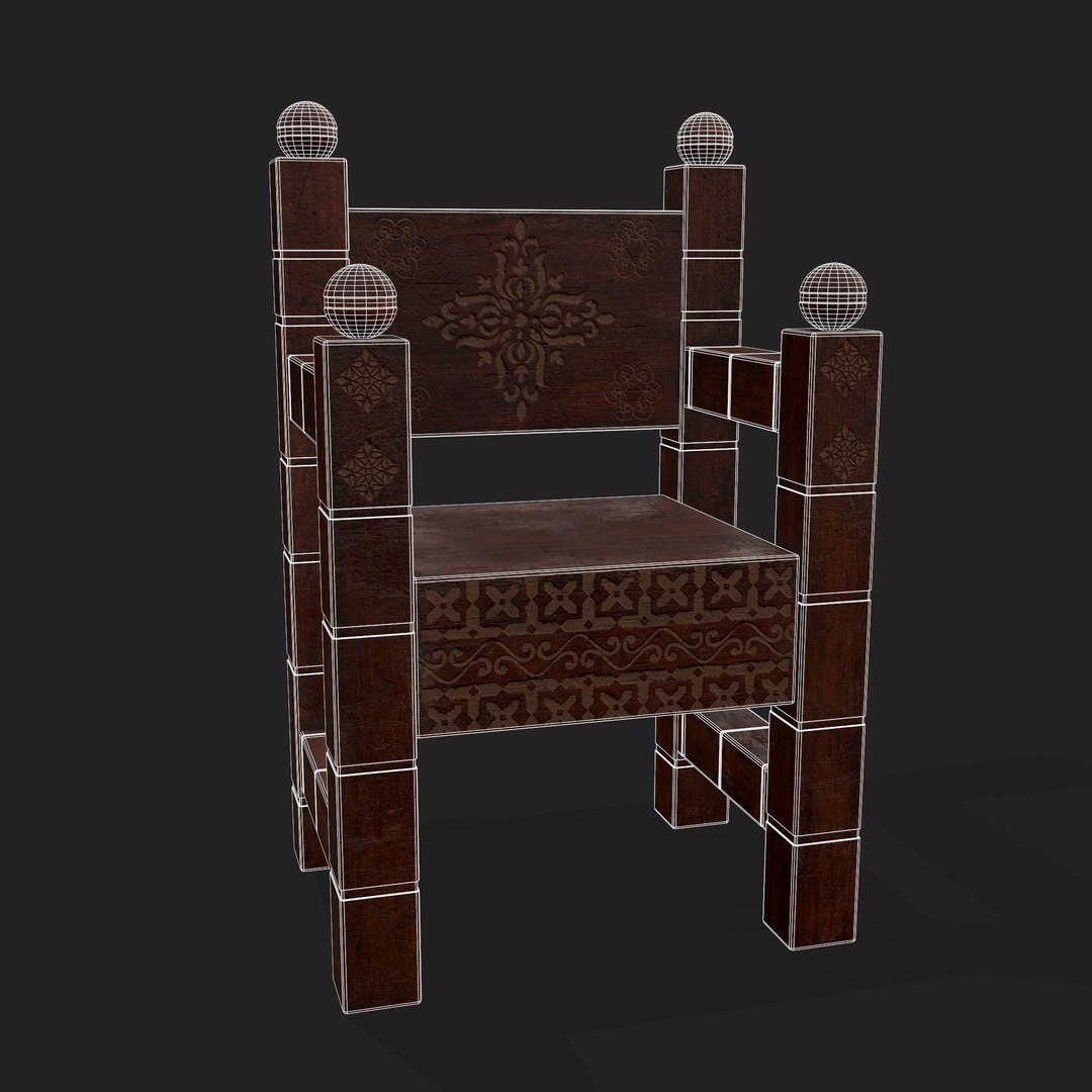 High End Small Elegant Chair 3D model - TurboSquid 1875271