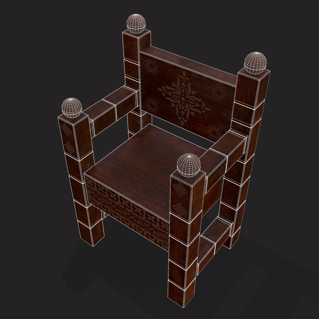 High End Small Elegant Chair 3D model - TurboSquid 1875271