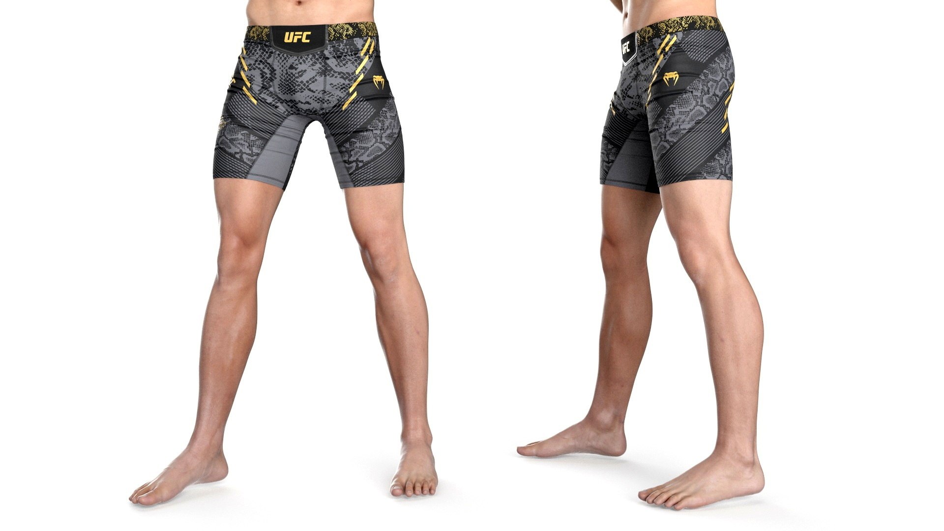 Fighter UFC MMA In Fighting Stance Fur 3D Model - TurboSquid 2334156