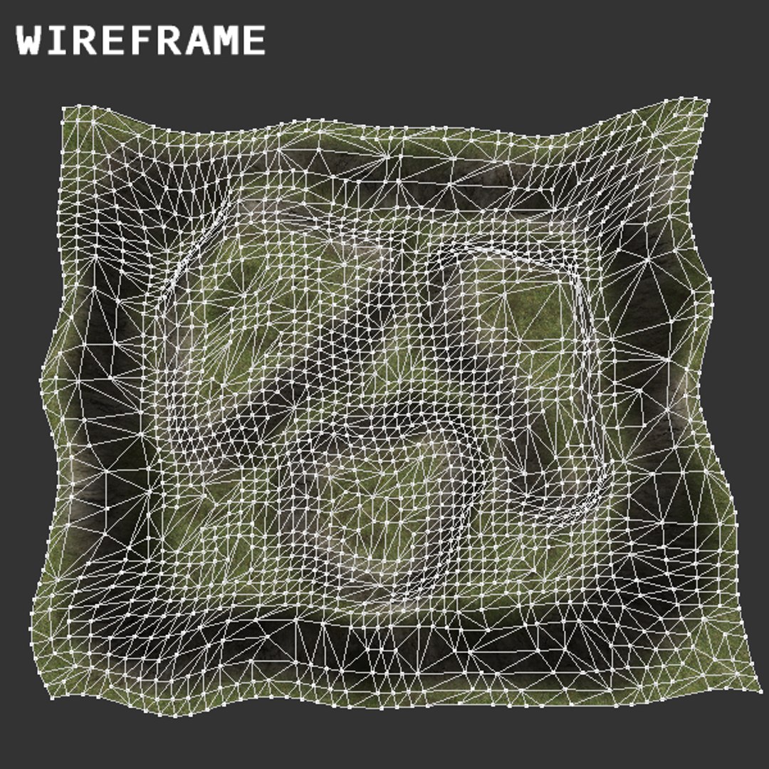free multiplayer terrain 3d model