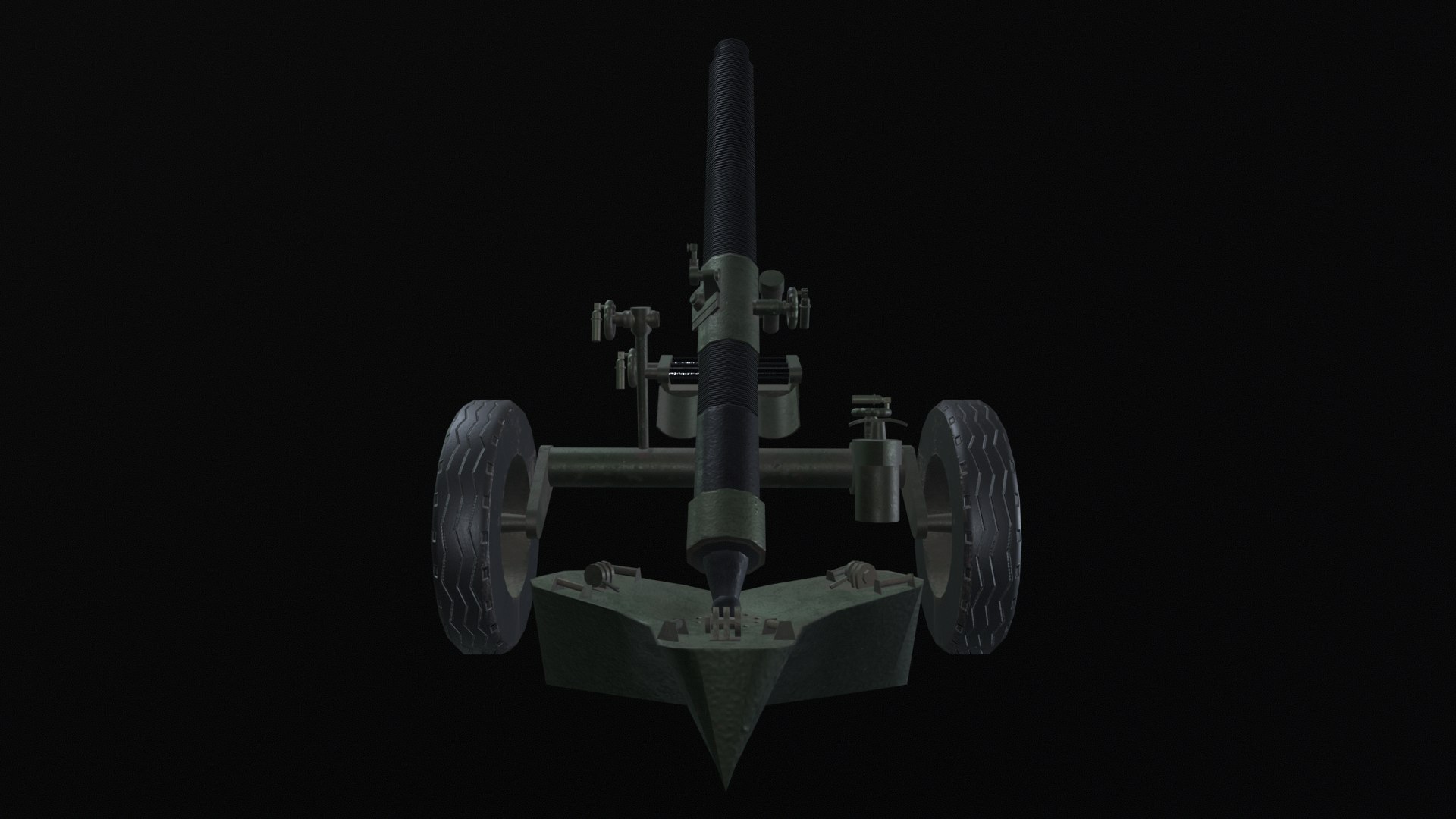 3D Asset - Army - MO 120RT 61 Mortar - 3D MODEL Low-poly - TurboSquid ...