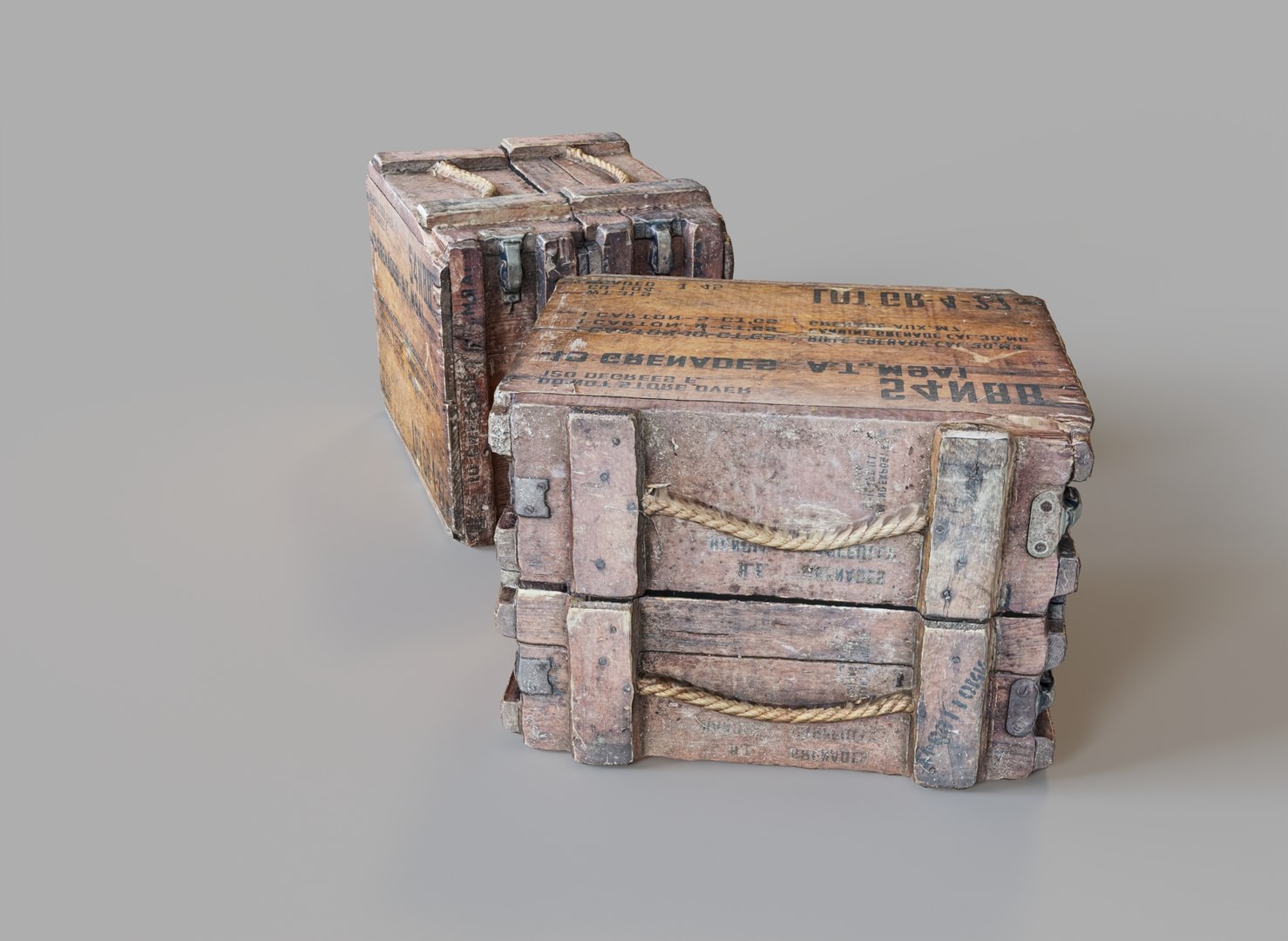 Old Ammo Box Photogrammetry 3d Scan Optimized Game Ready Low-poly Model ...