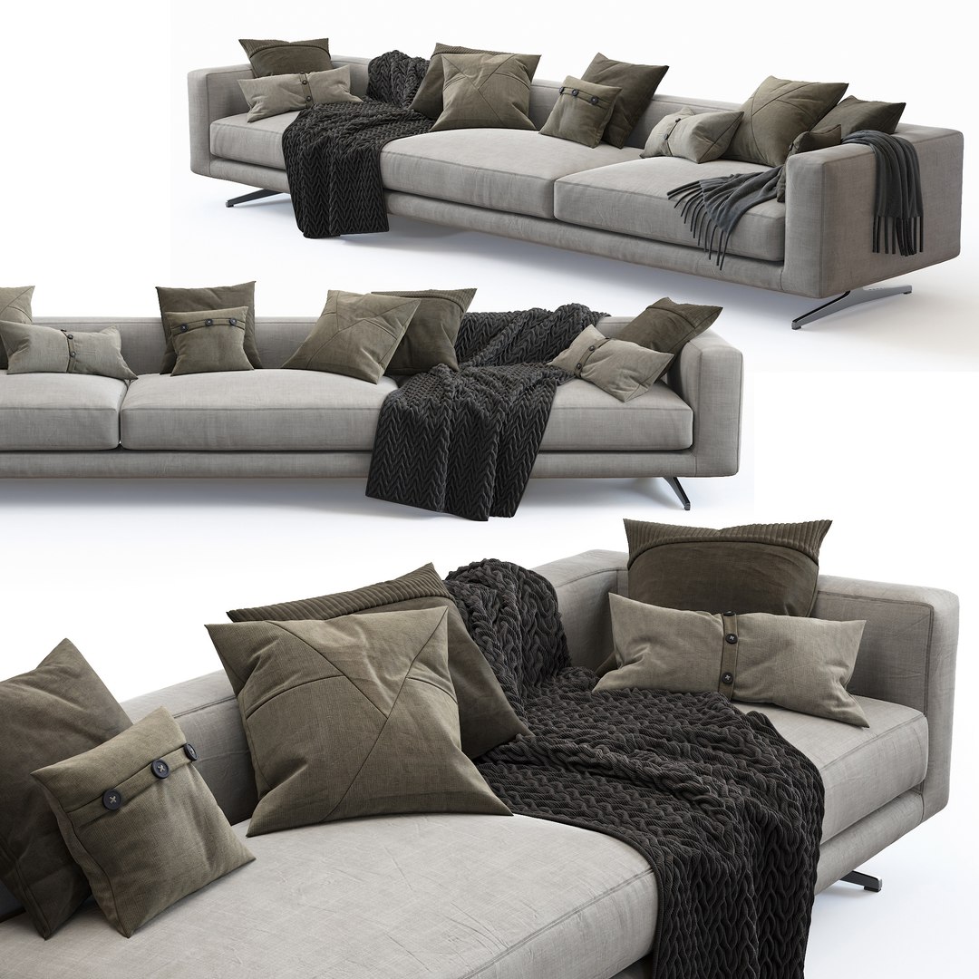 3D flexform sofa campiello - TurboSquid 1568111