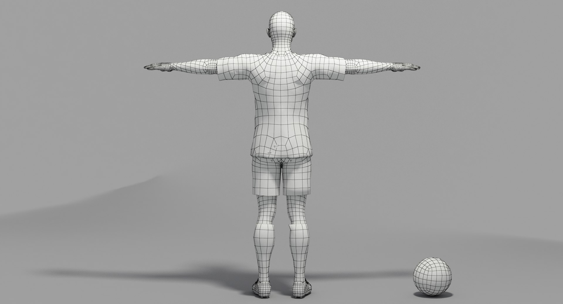 3d Realistical Football Player Fabian Model