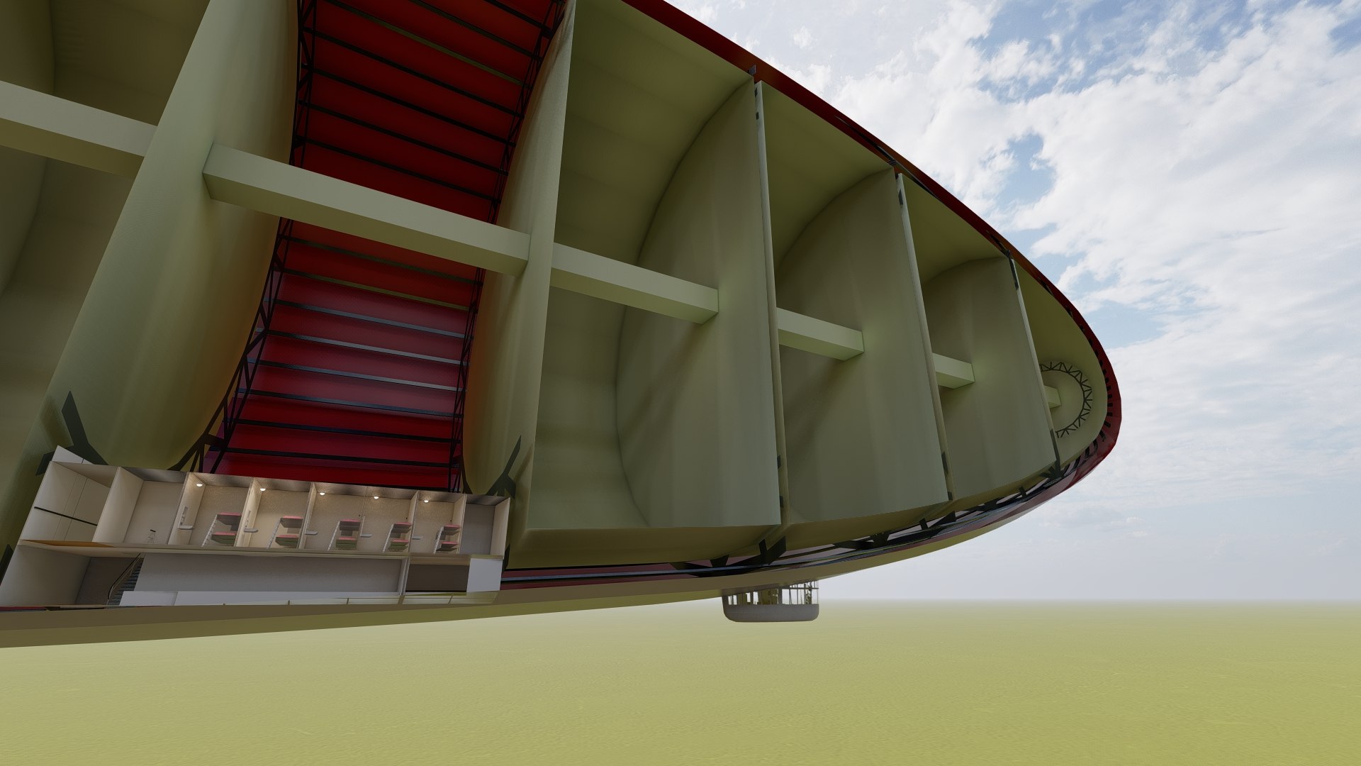 3D Hindenburg Zeppelin With Interior Model - TurboSquid 2278573