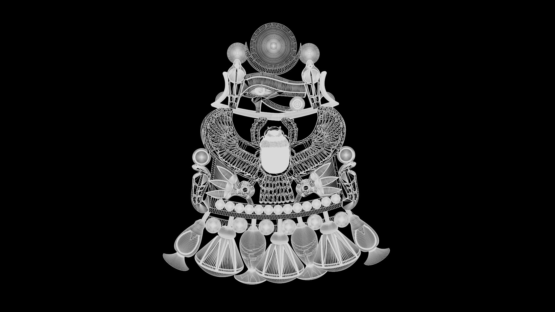 Scarab Necklace 3D Model - TurboSquid 1706409