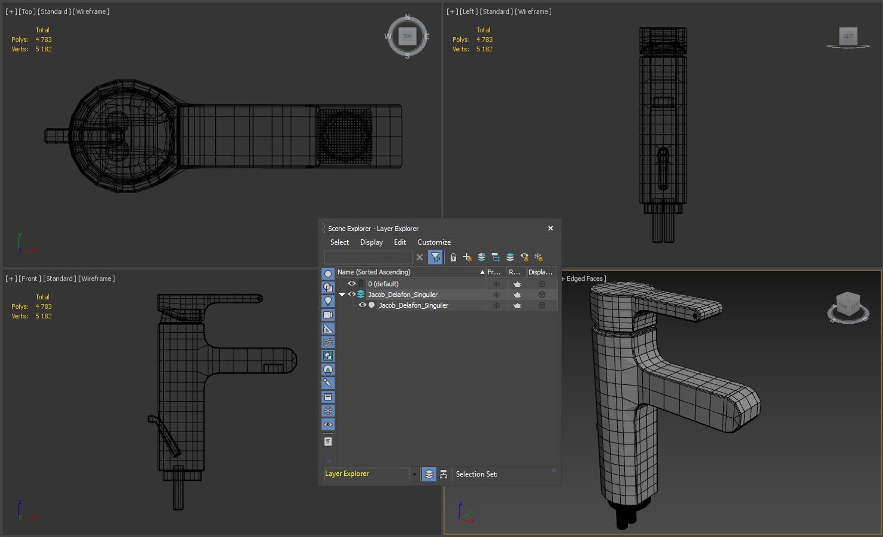 Bathroom Faucet 3D Model - TurboSquid 1394422