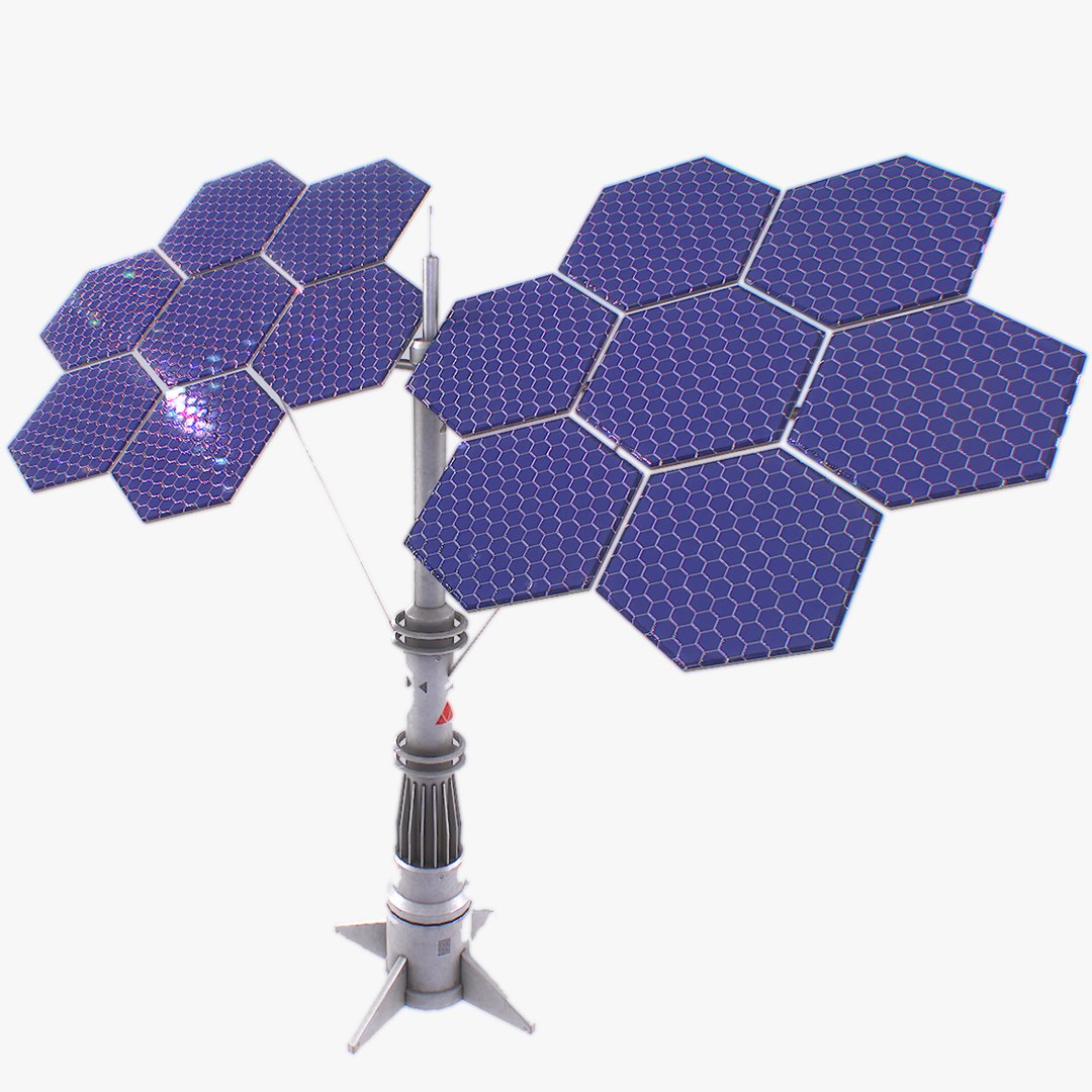 Scifi Solar Panel 3D Model - TurboSquid 2431801
