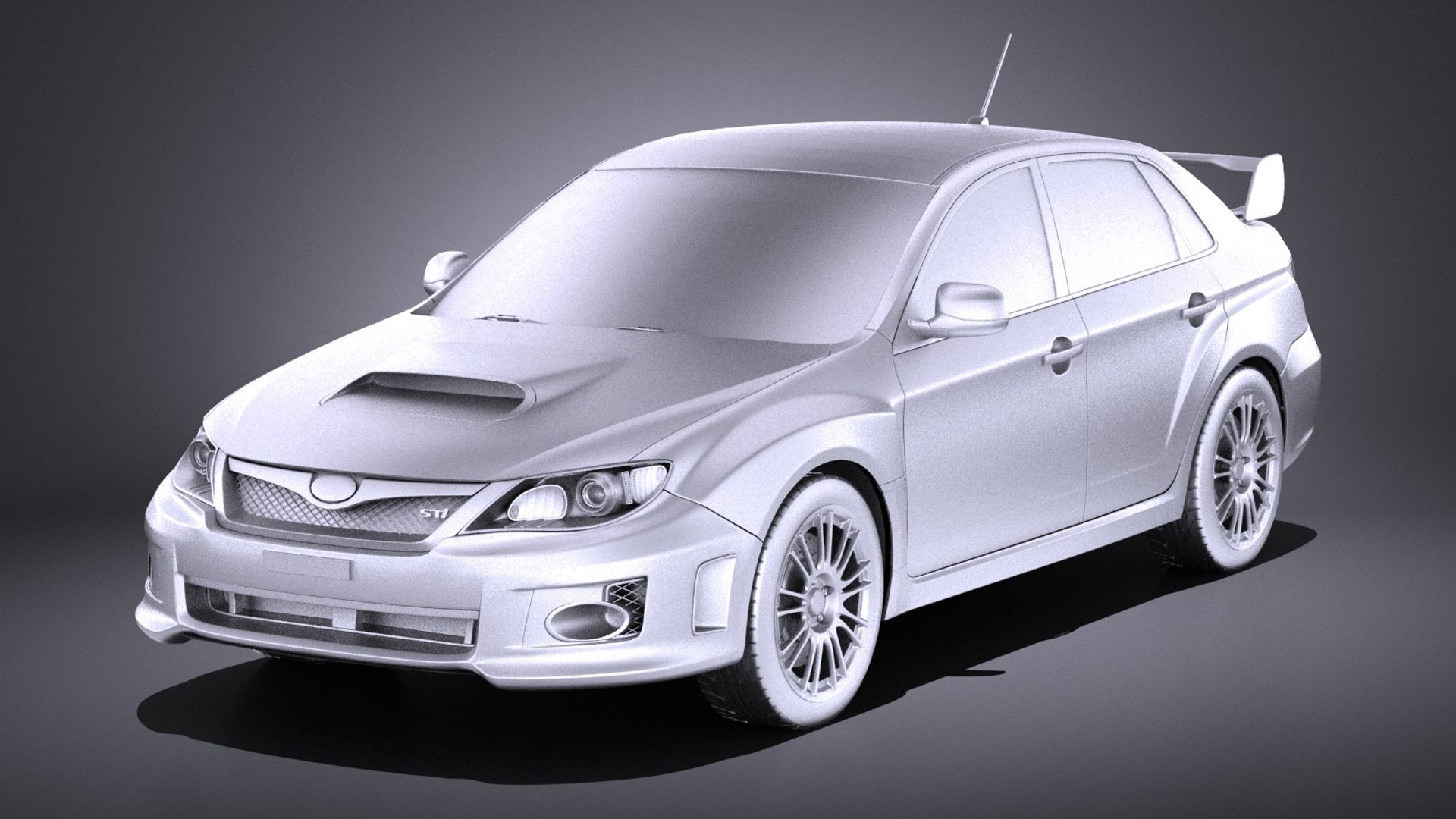 Subaru Impreza Wrx 3D Model - TurboSquid 1235670