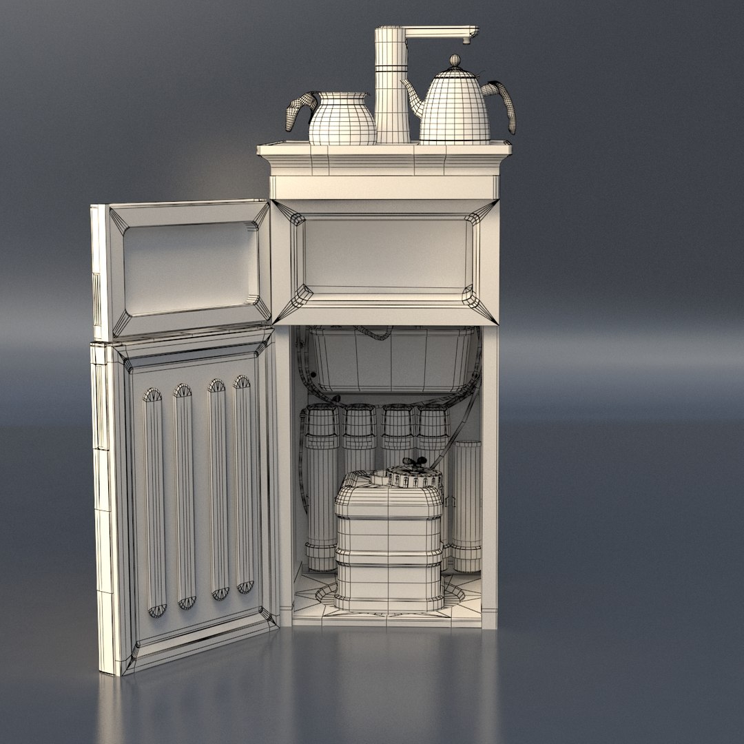 3D Water Dispenser Model - TurboSquid 1380638
