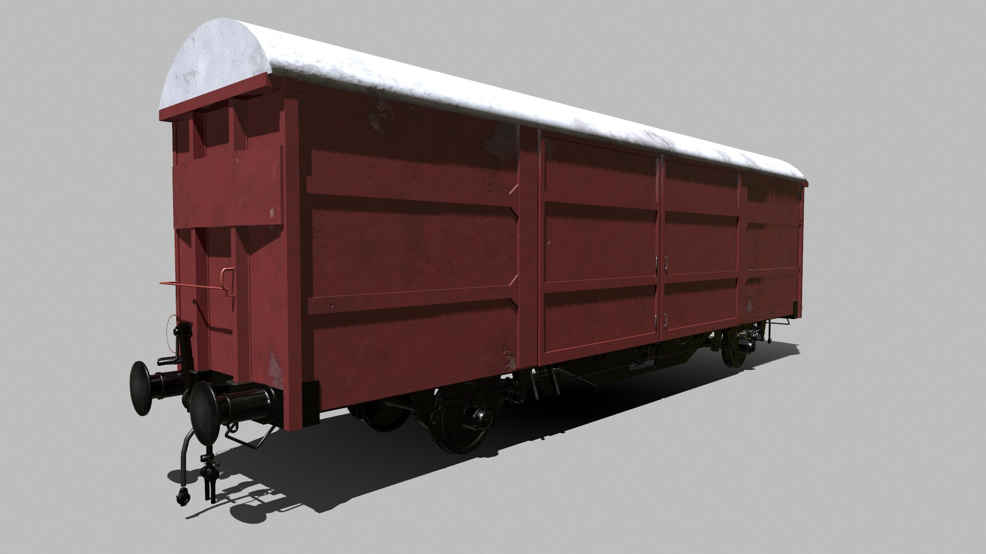 Railroad Car 3D - TurboSquid 1933453