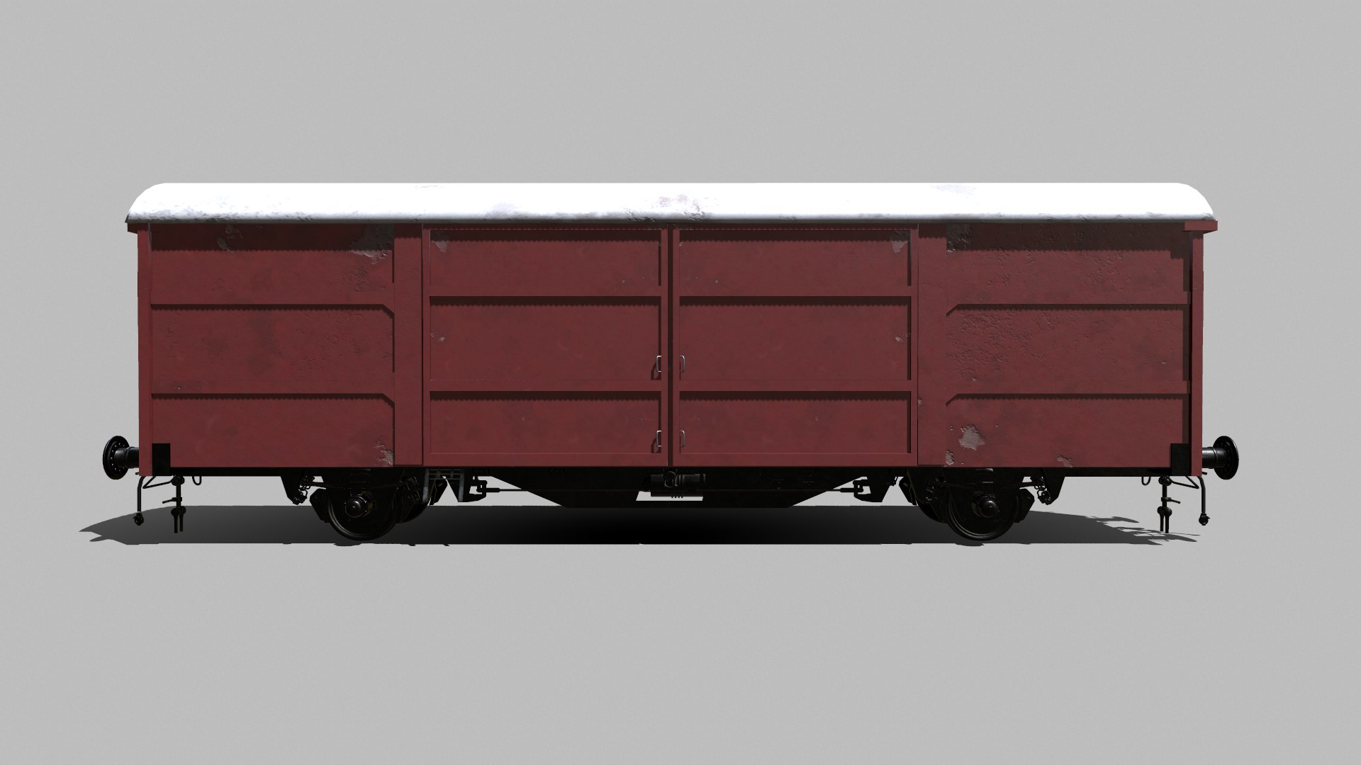 Railroad Car 3D - TurboSquid 1933453