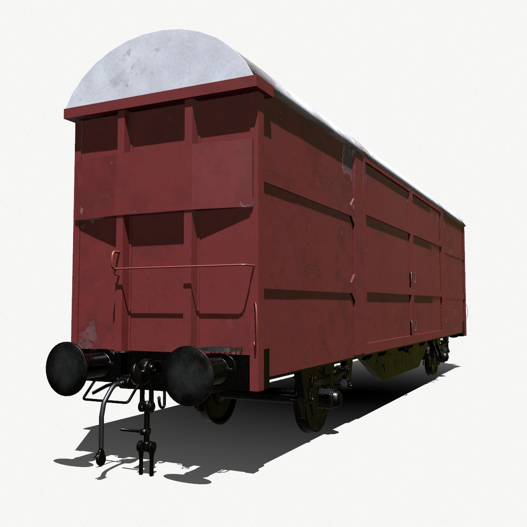 Railroad Car 3D - TurboSquid 1933453