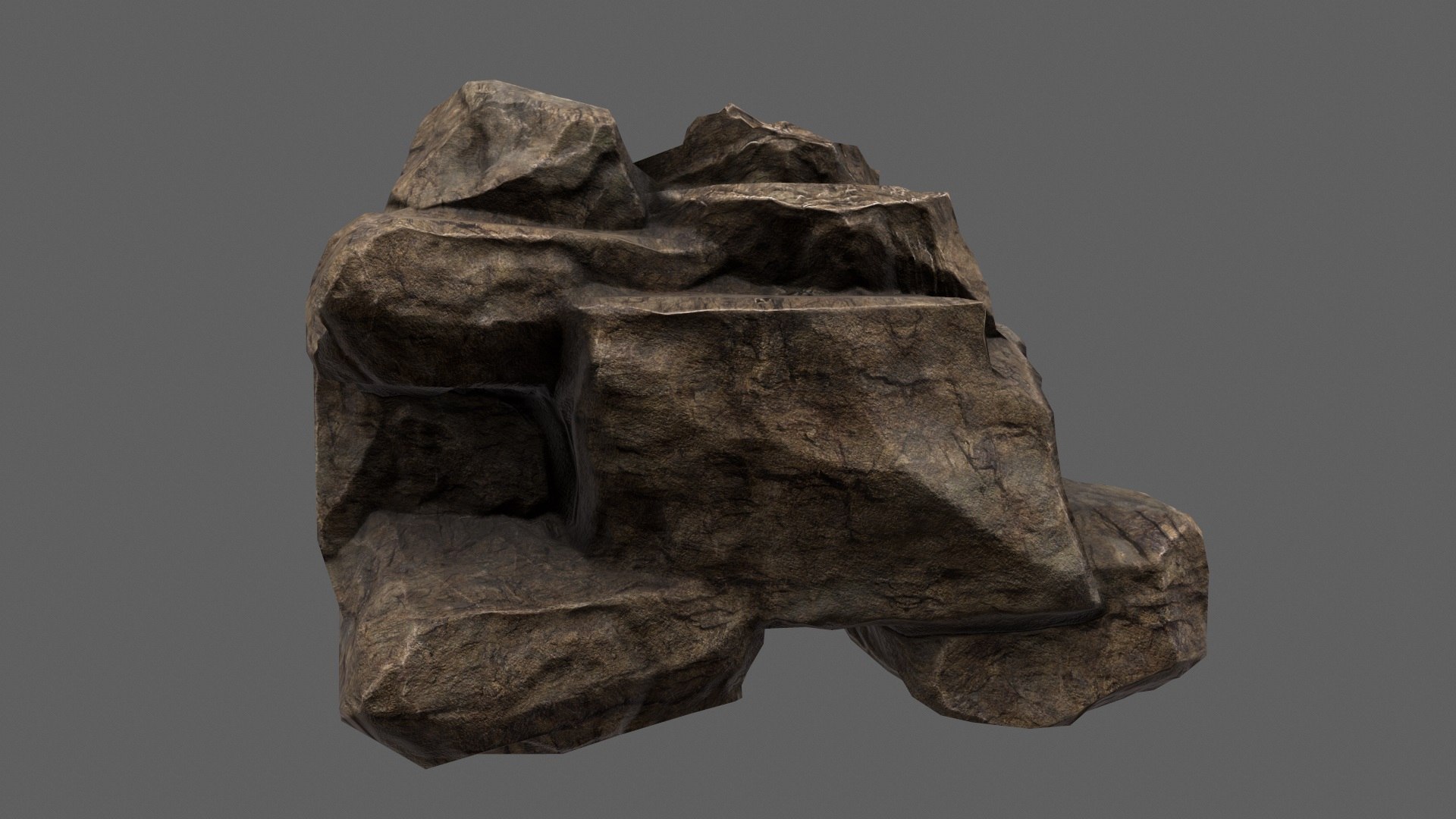 3d rock model