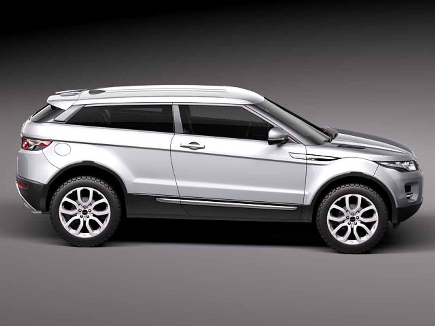 3d Model Range Evoque 2012