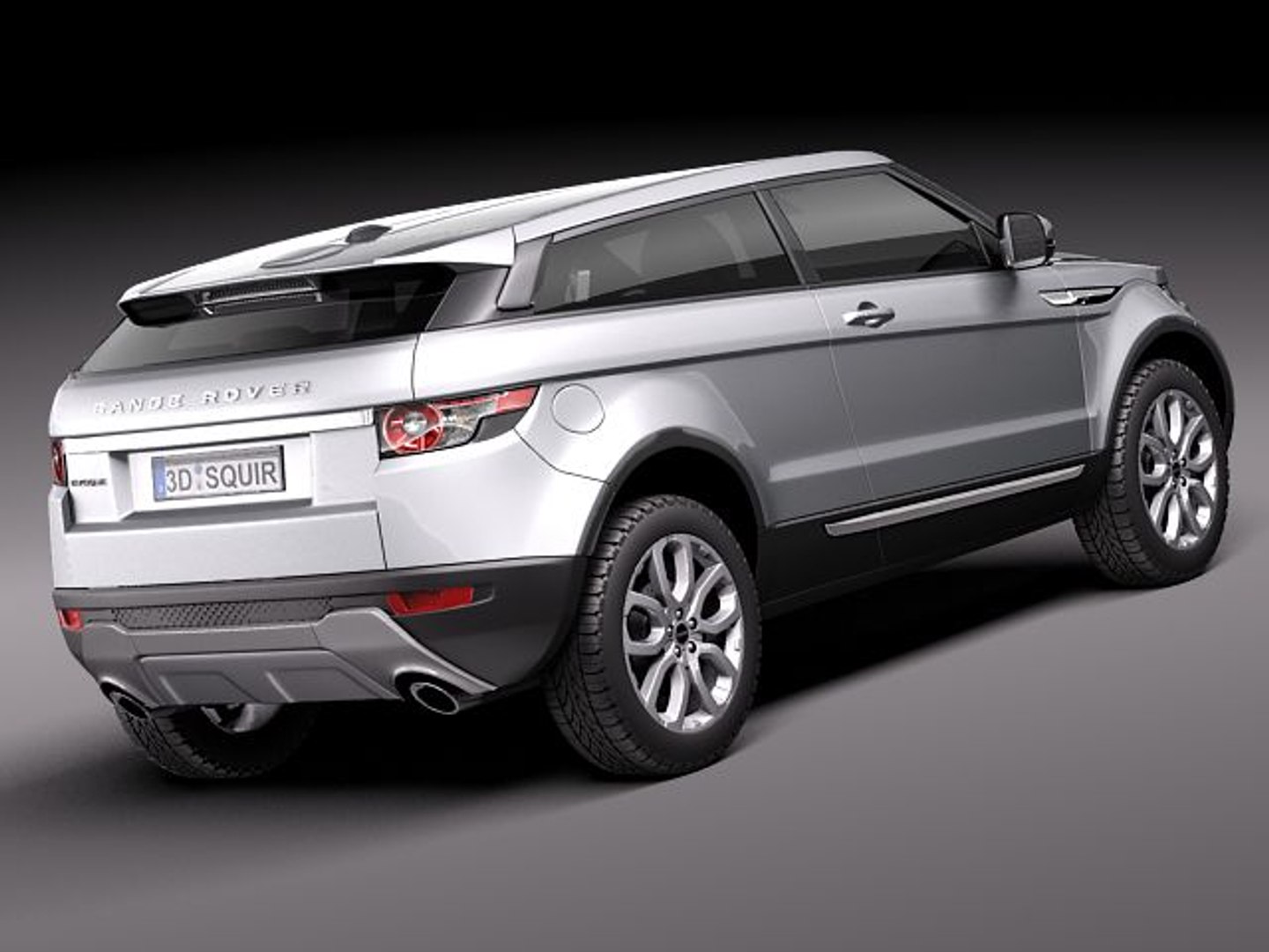 3d Model Range Evoque 2012