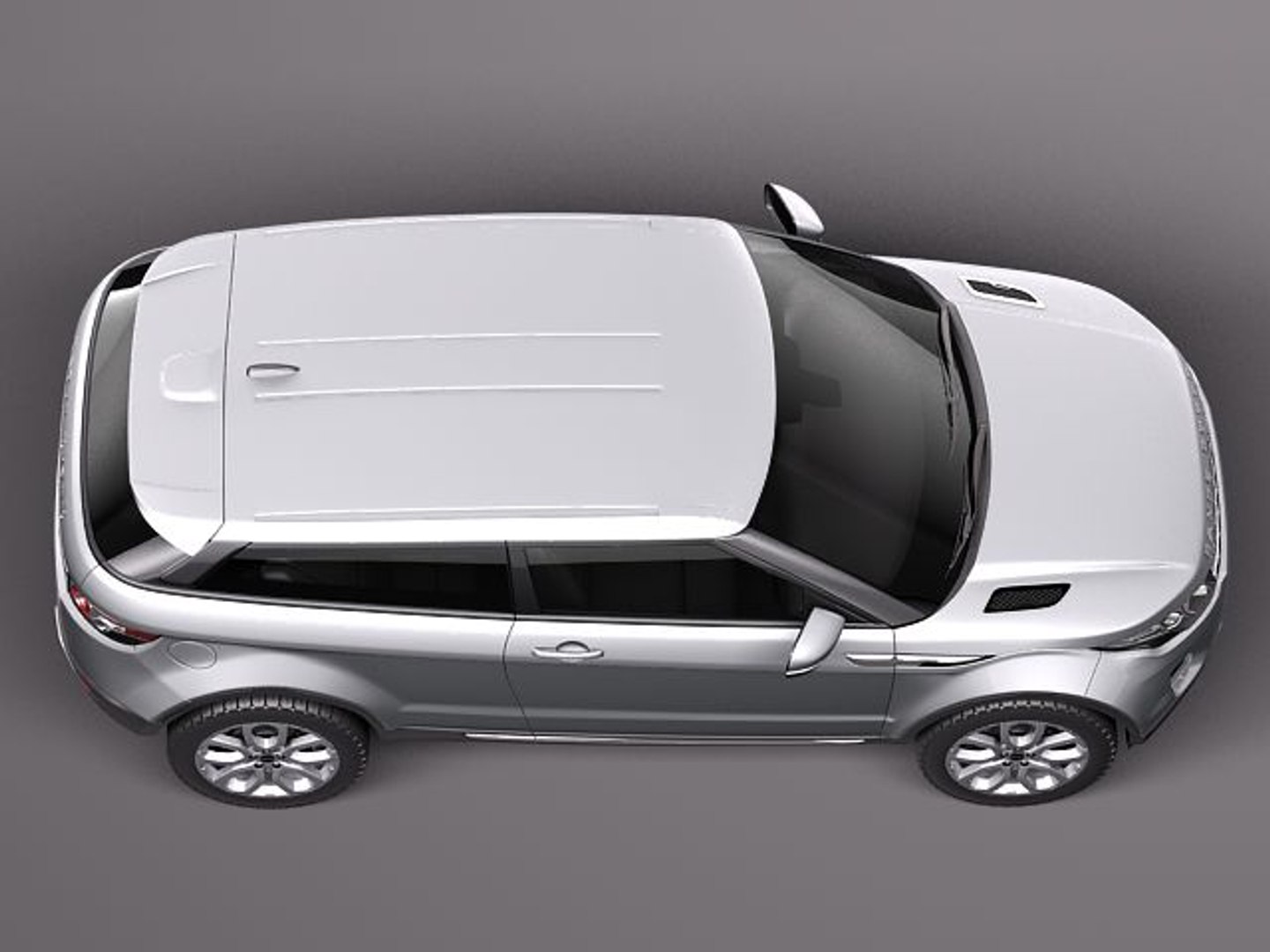 3d Model Range Evoque 2012