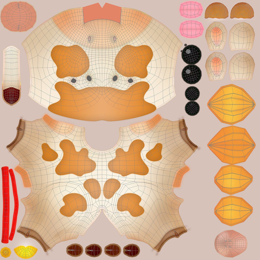 3D Cute Cartoon Cow - TurboSquid 1322927