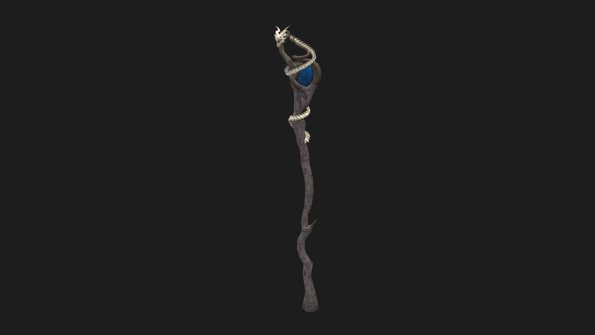 3D Medieval Staff 03 - TurboSquid 2326133