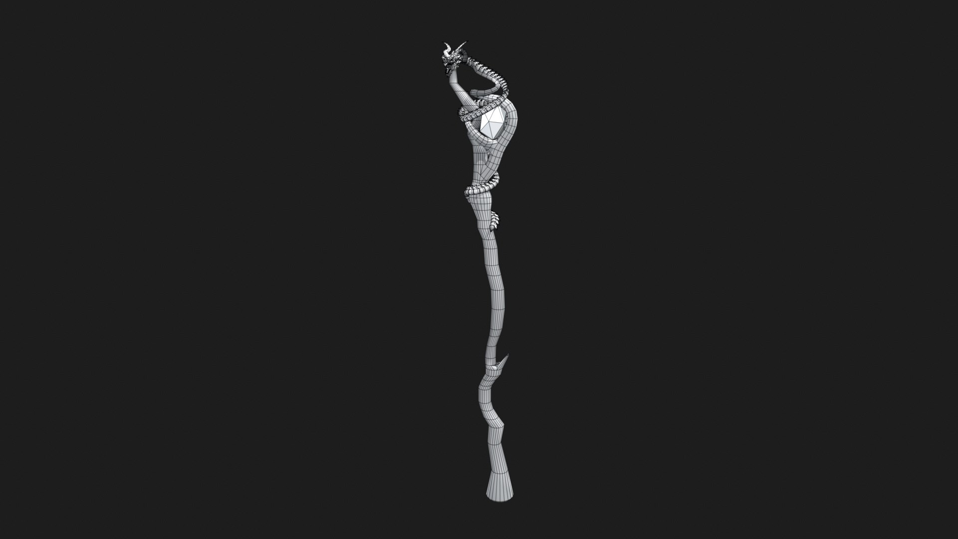 3D Medieval Staff 03 - TurboSquid 2326133