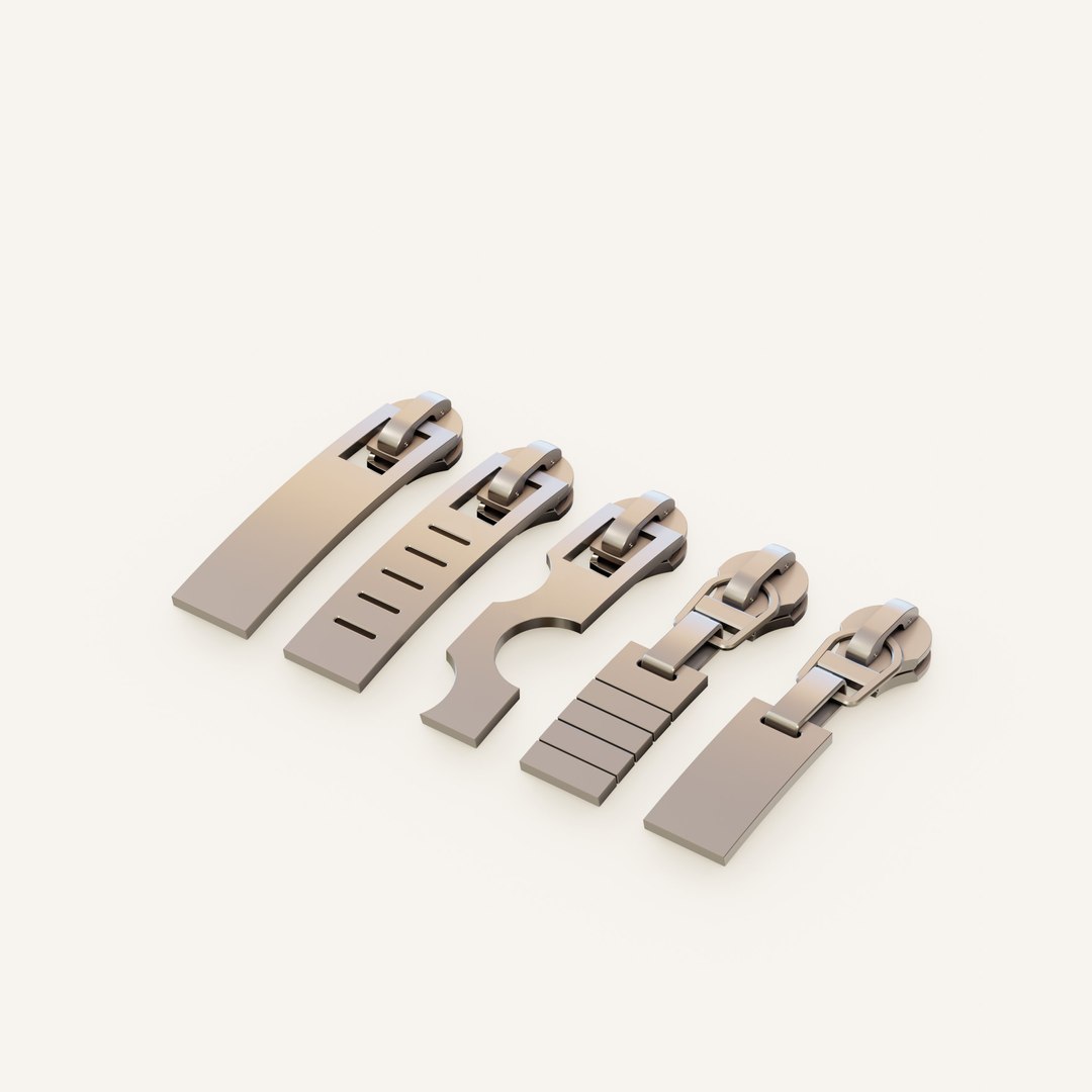 3D Zipper slider - TurboSquid 1965346