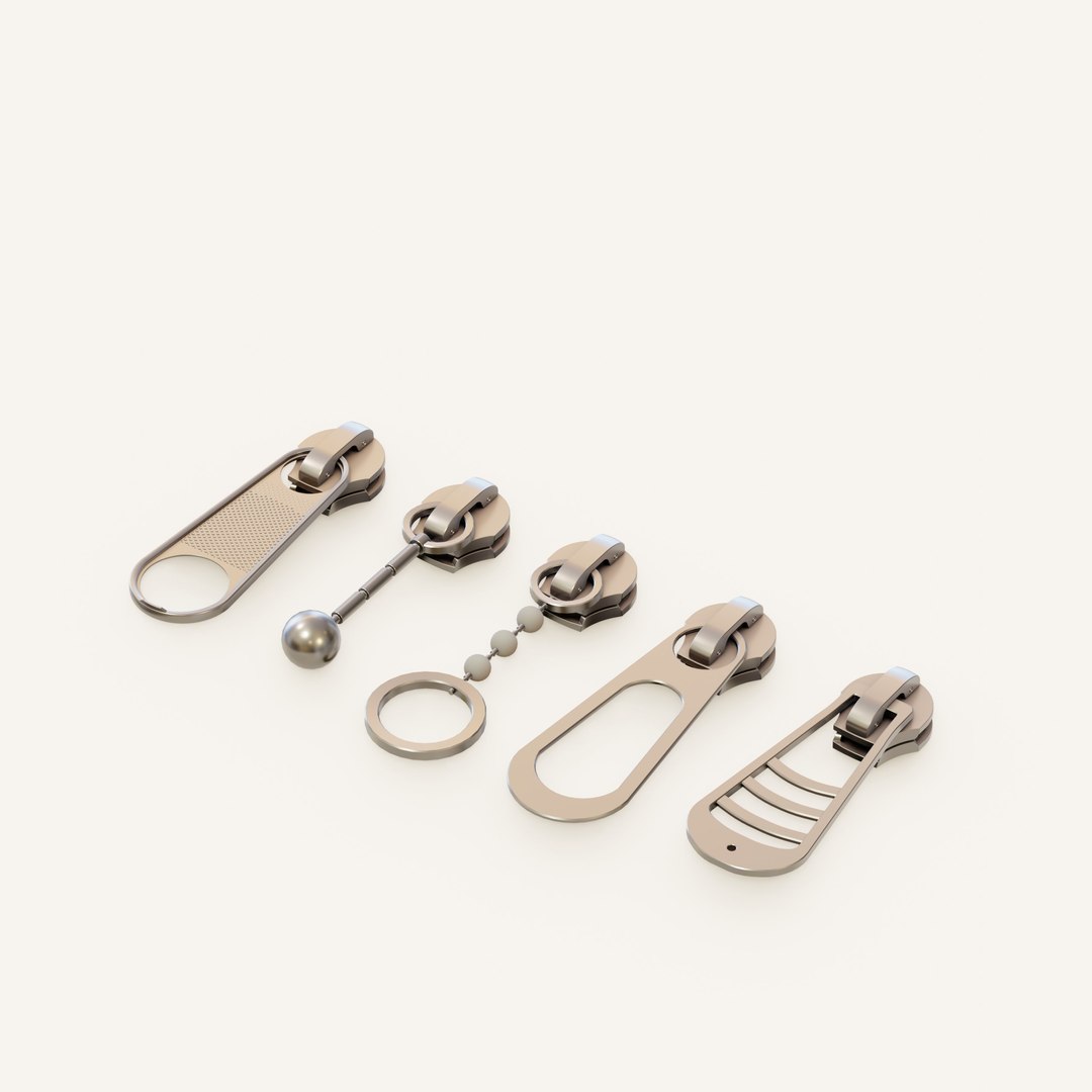 3D Zipper slider - TurboSquid 1965346