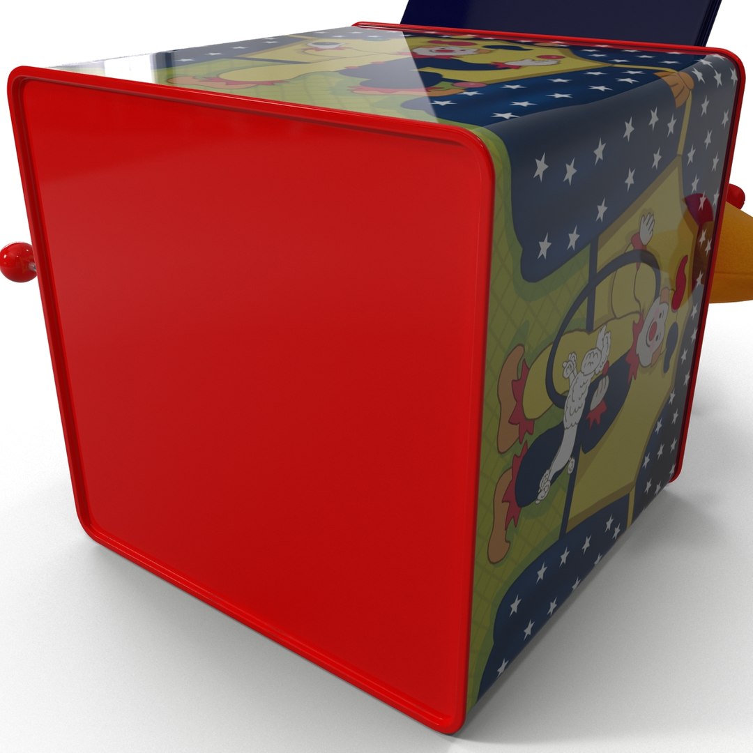 jack box toy 3d model