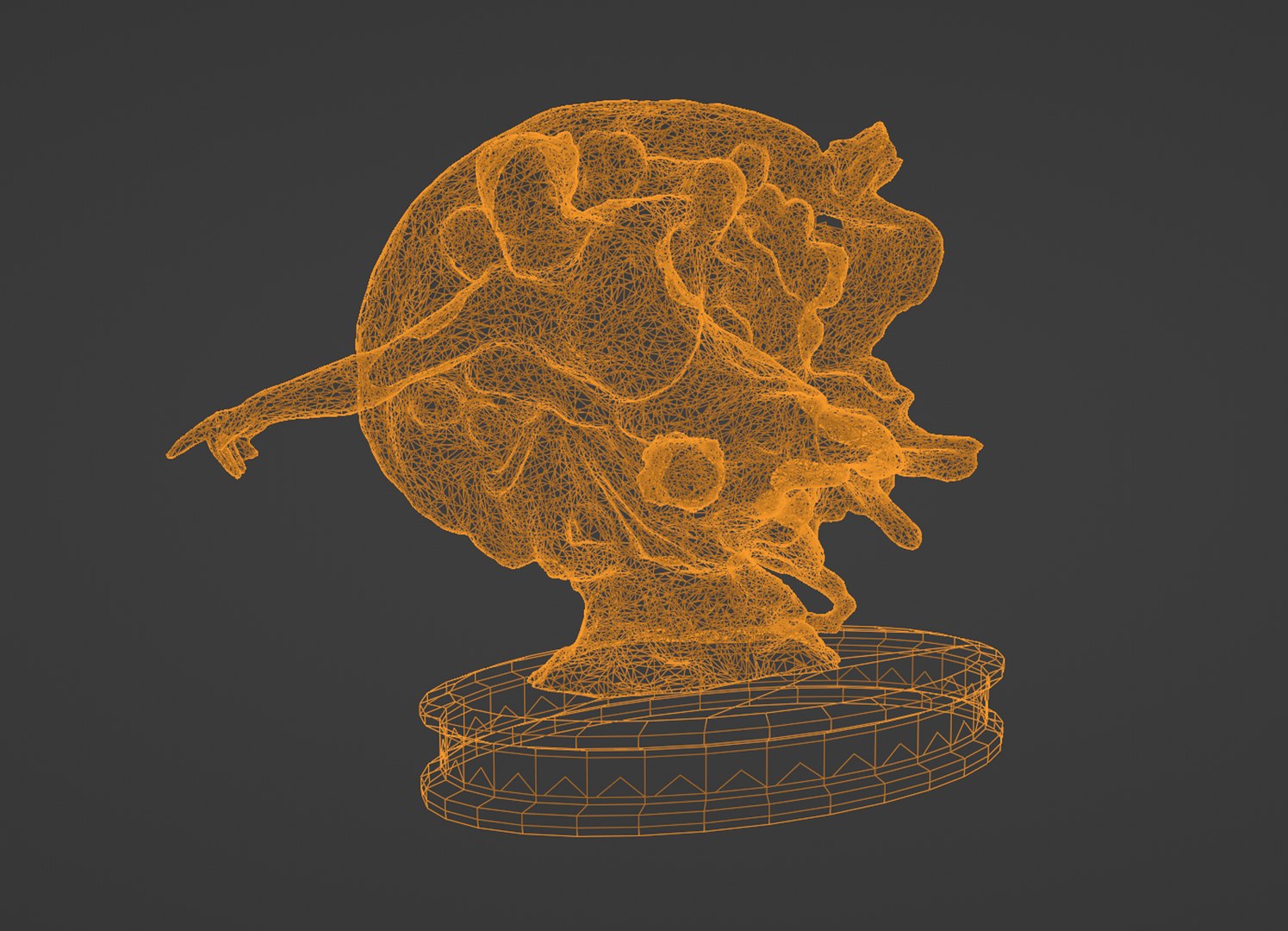 Low Poly Creation Of Adam Statue 3D Model - TurboSquid 2226292