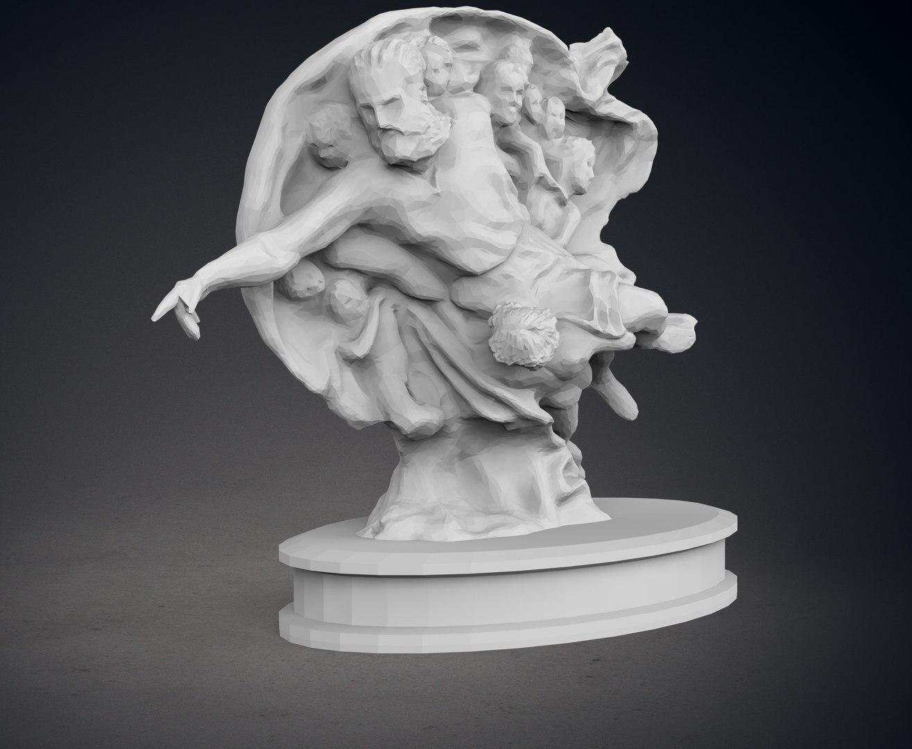 Low Poly Creation Of Adam Statue 3D Model - TurboSquid 2226292