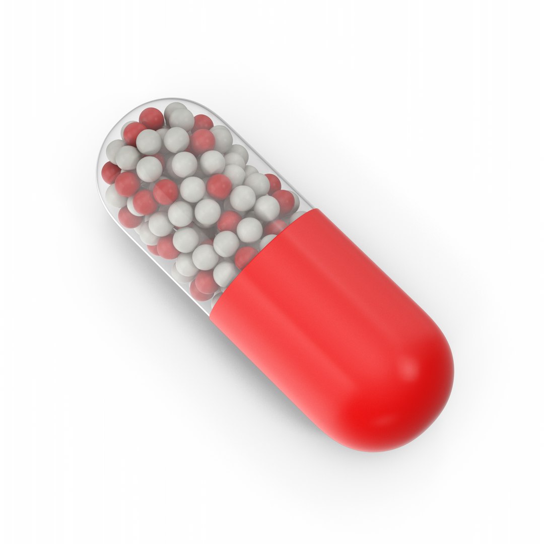 Pill Capsule Model - TurboSquid 1964717