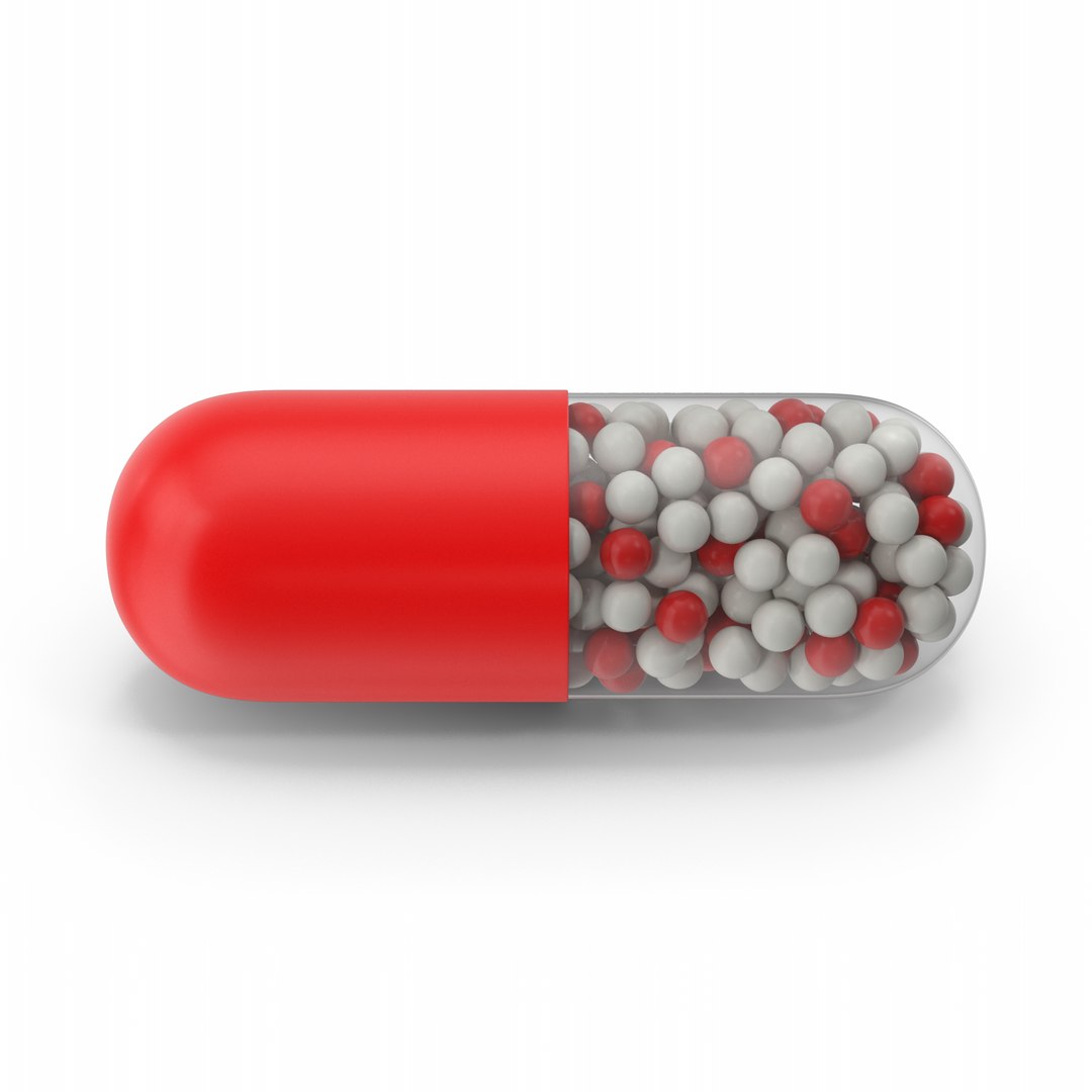 Pill Capsule Model - TurboSquid 1964717