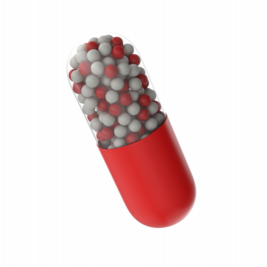 Pill Capsule Model - TurboSquid 1964717