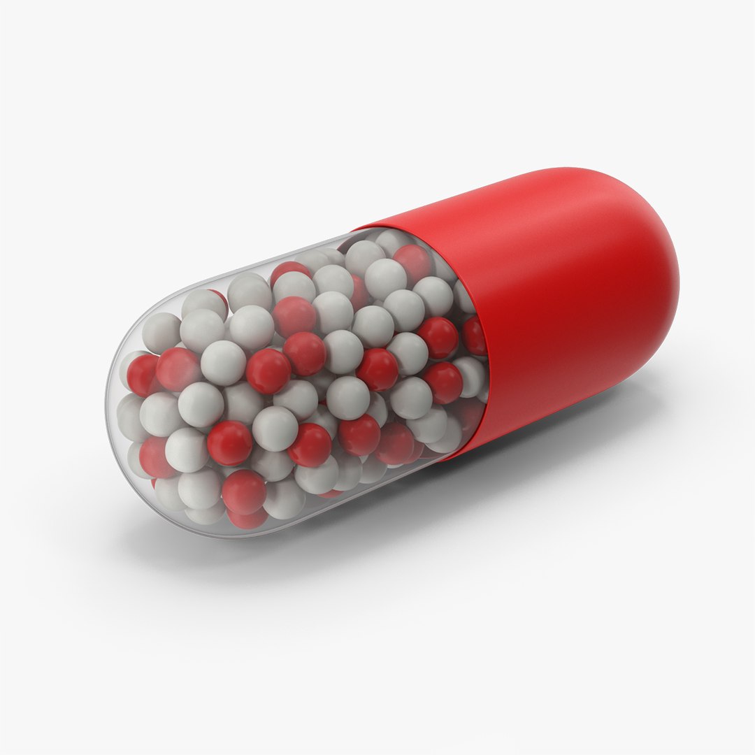 Pill Capsule model - TurboSquid 1964717