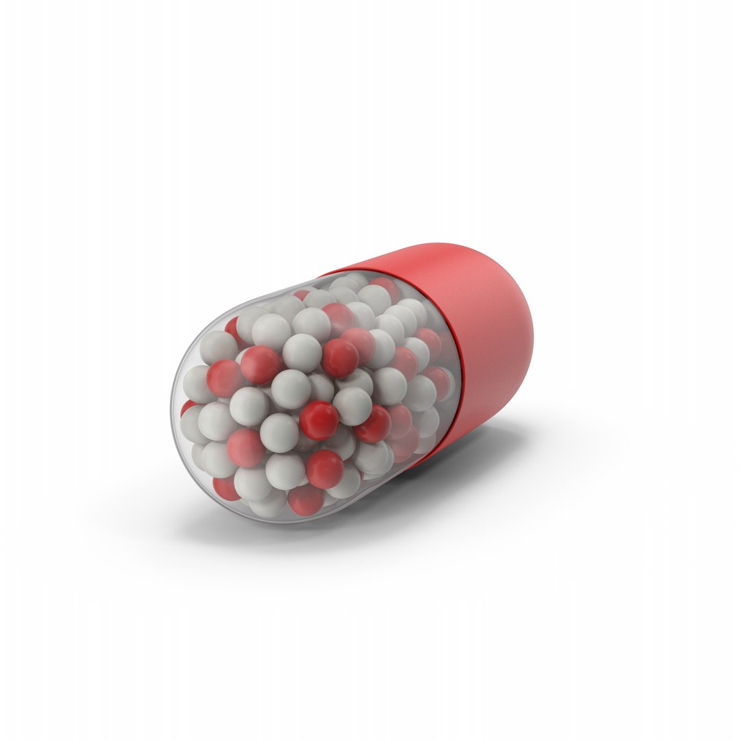 Pill Capsule Model - TurboSquid 1964717