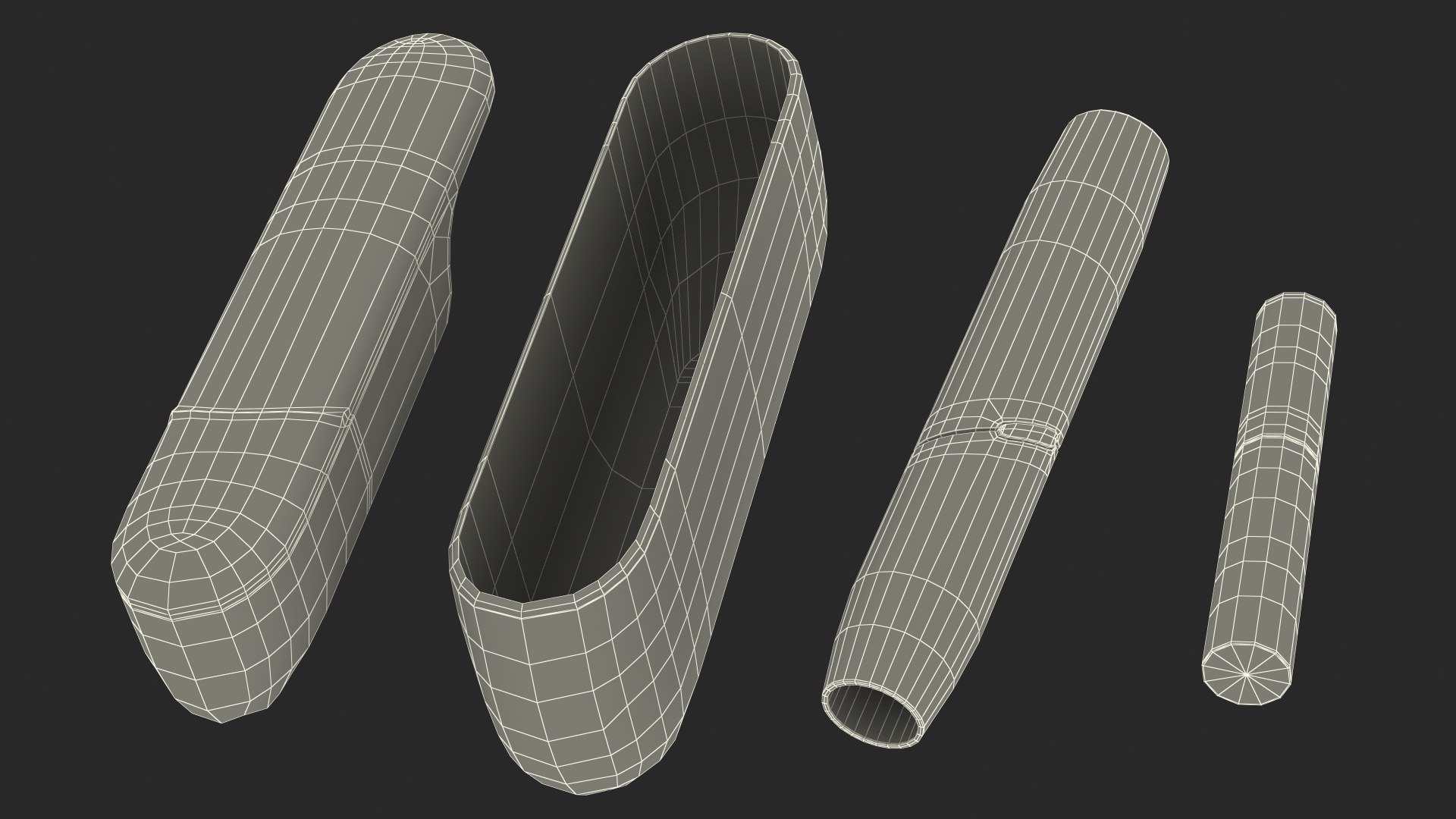 3D Electronic Cigarettes Kit - TurboSquid 1494455