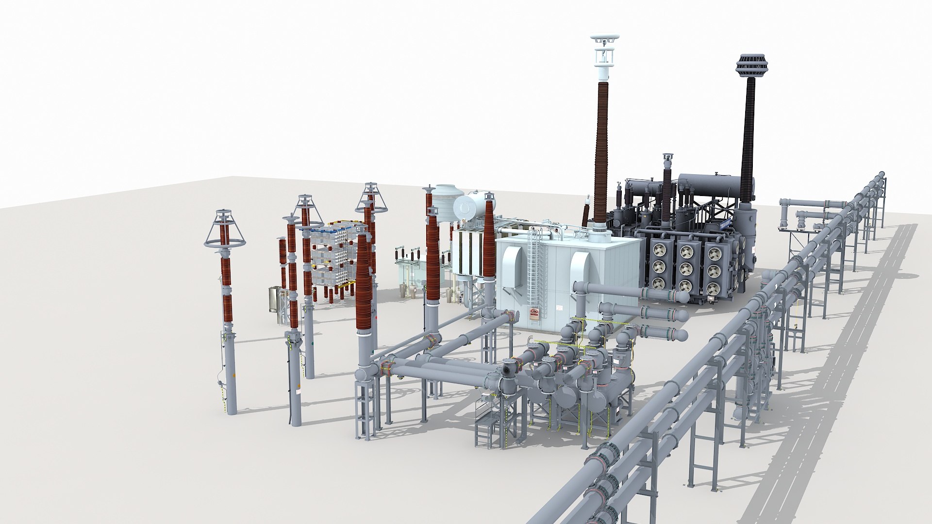 3D Model Electrical Power Equipment 2 - TurboSquid 2245412